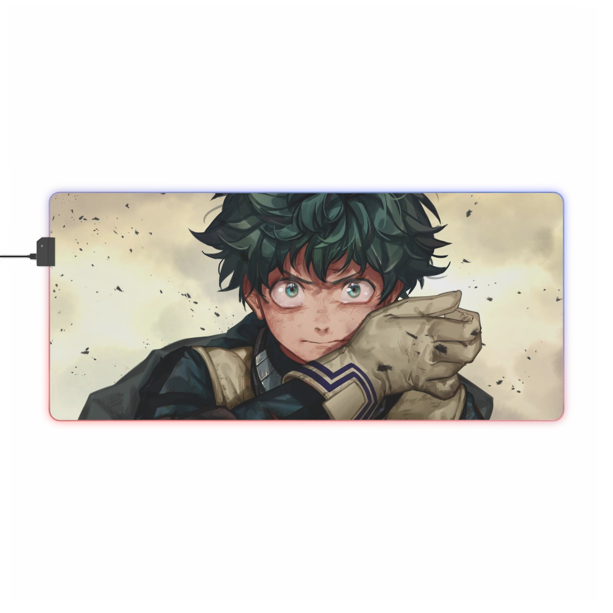 Izuku Midoriya (Deku) RGB LED Mouse Pad (Desk Mat)