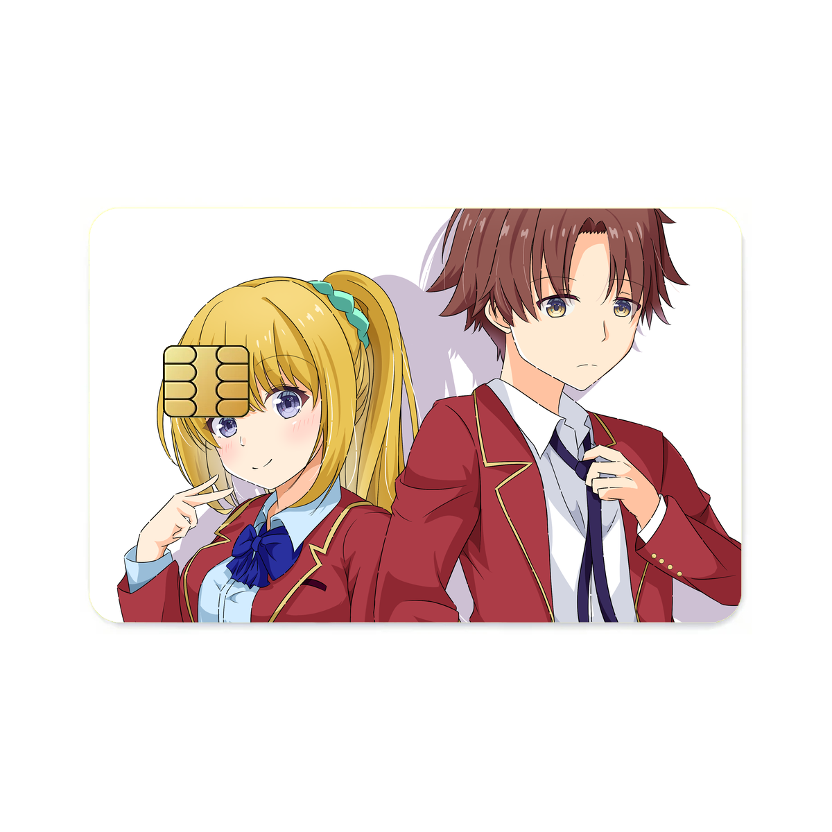 Anime Classroom of the Elite Credit Card Skins (4-in-1 Pack)
