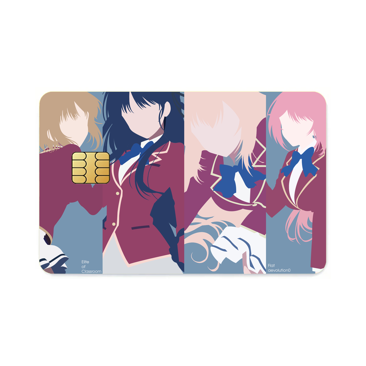 Elite Of Classroom Credit Card Skins (4-in-1 Pack)