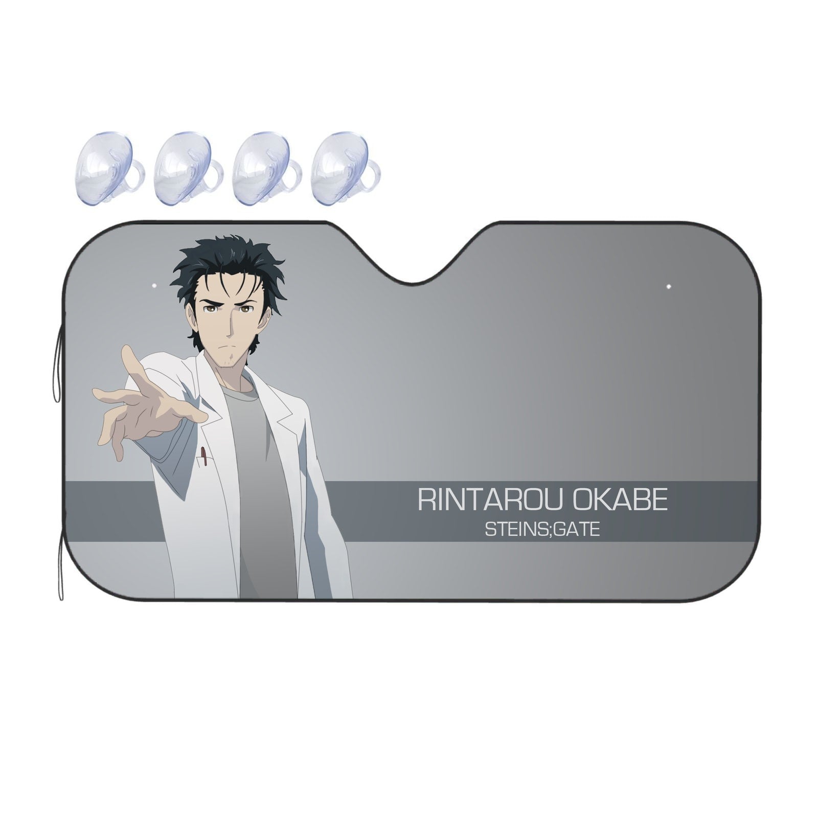 Rintaro Okabe Car Sunshade