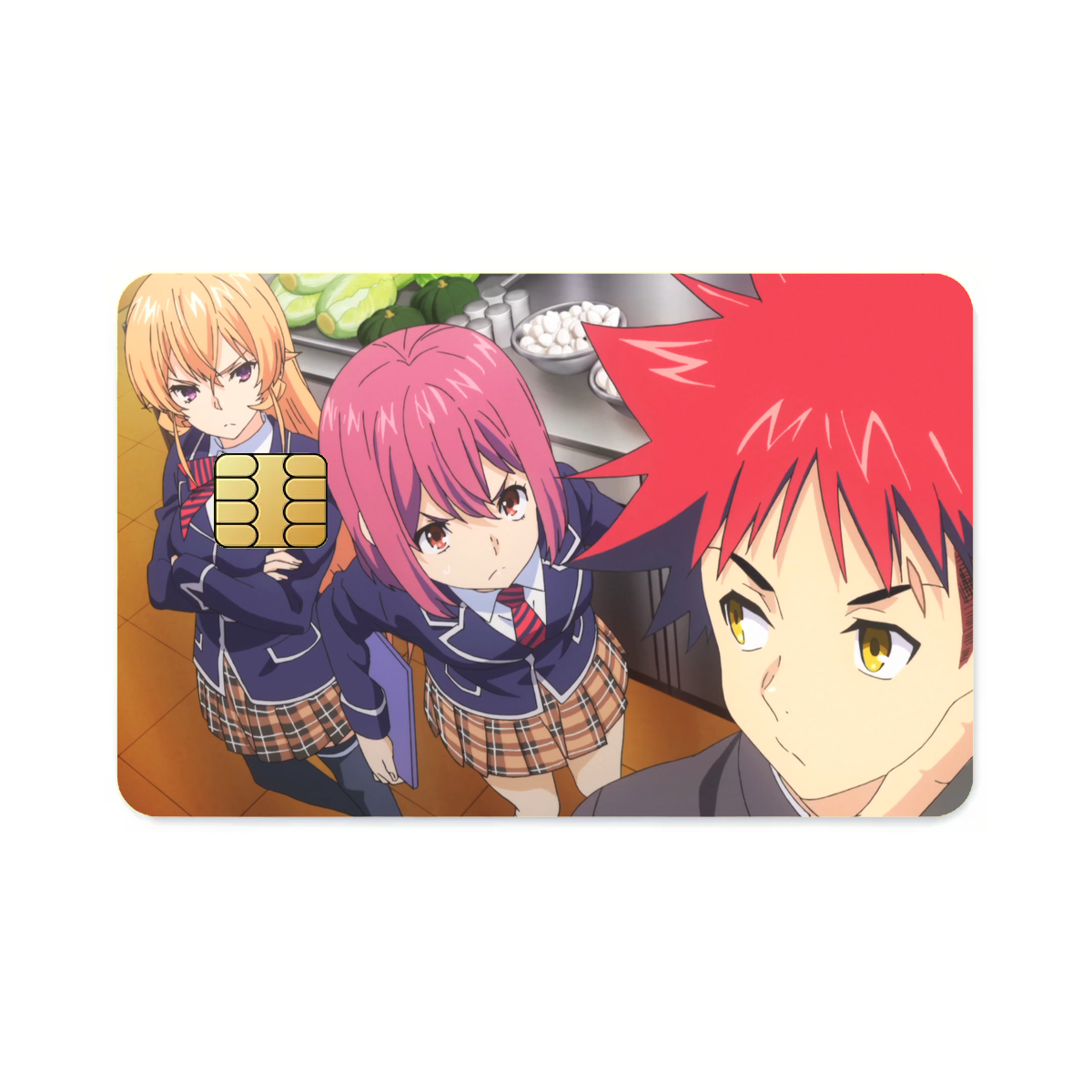 Shokugeki No Soma Erina Nakiri Soma Yukihira And Hisako Arato Credit