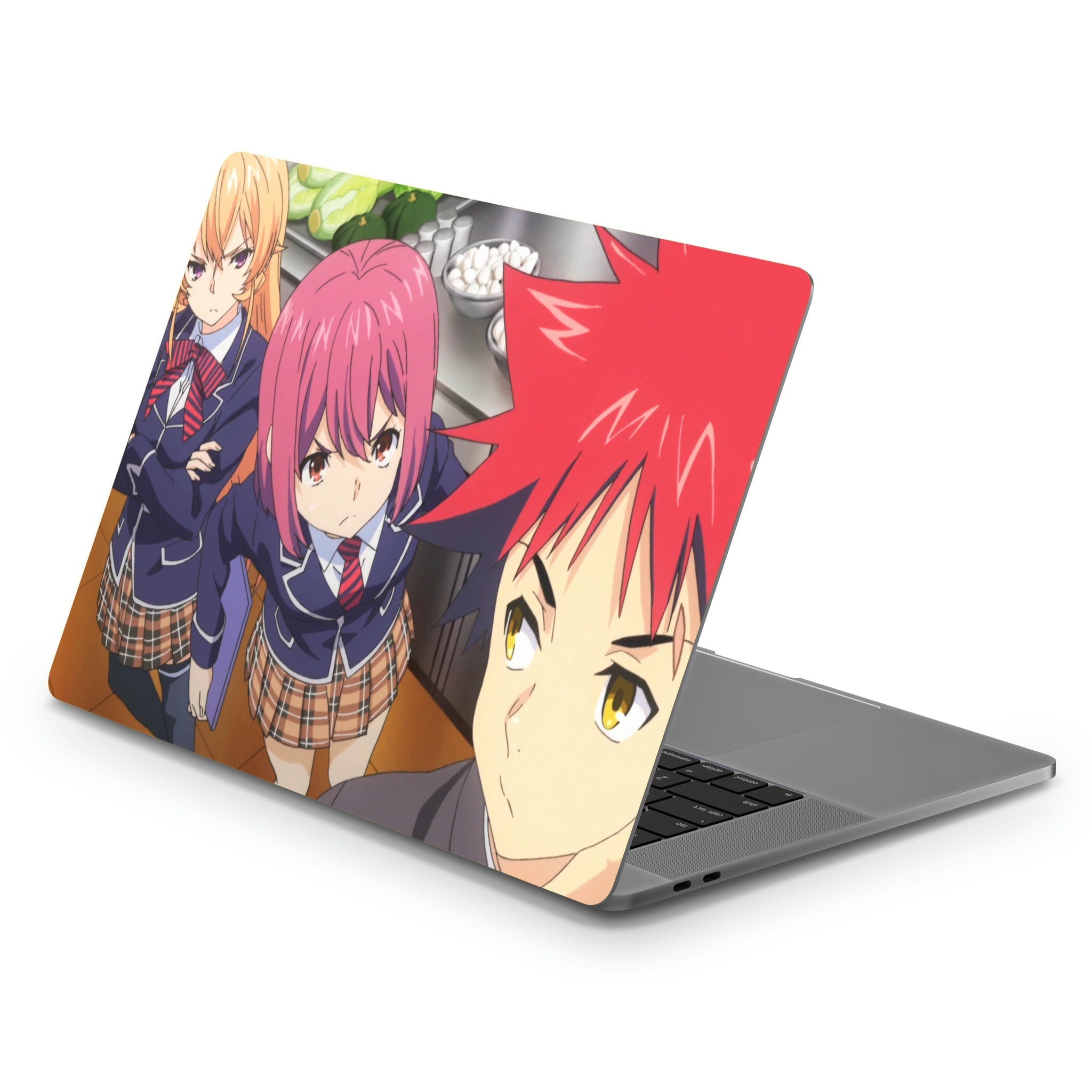 Shokugeki No Soma Erina Nakiri Soma Yukihira And Hisako Arato Macbook