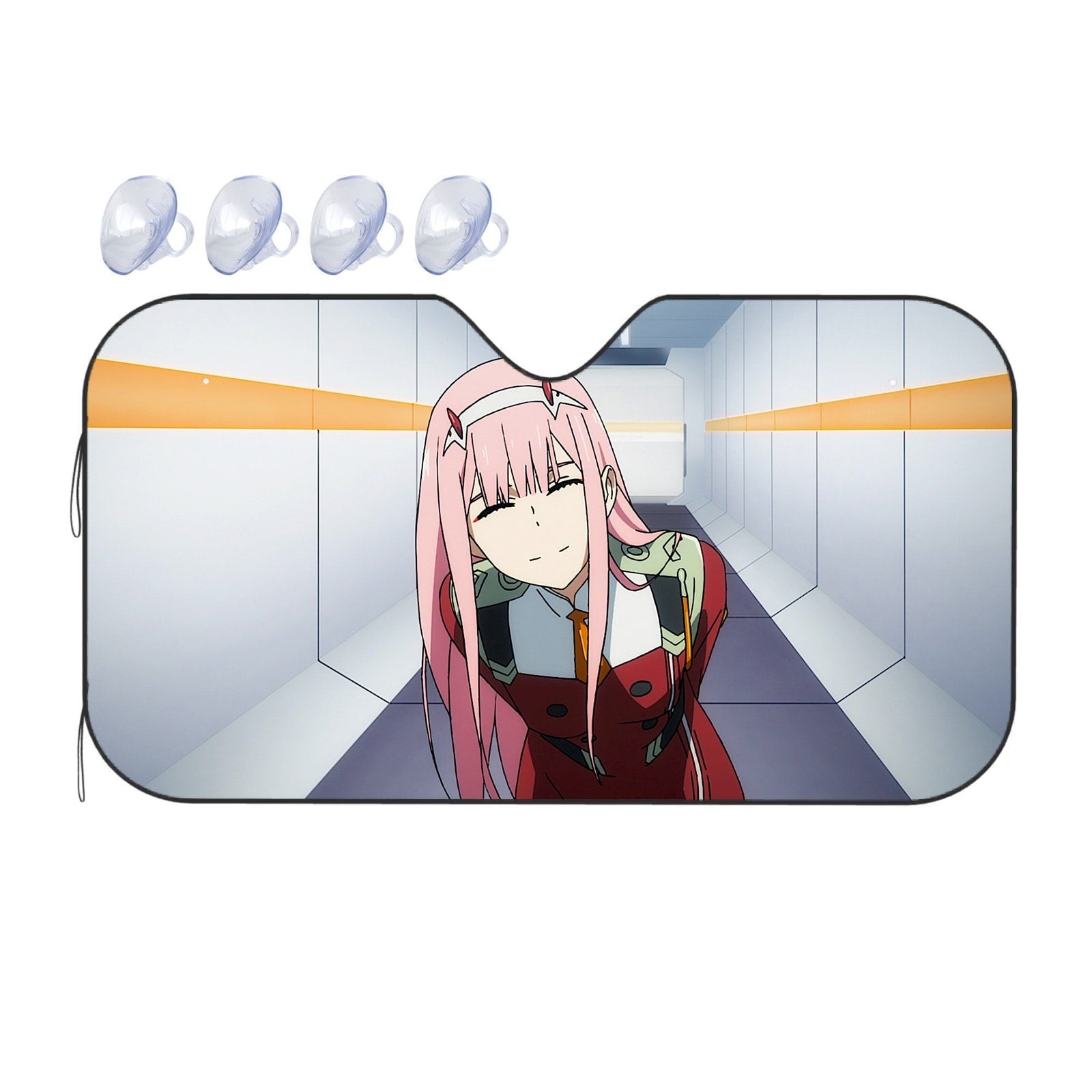 002 Smiles Car Sunshade