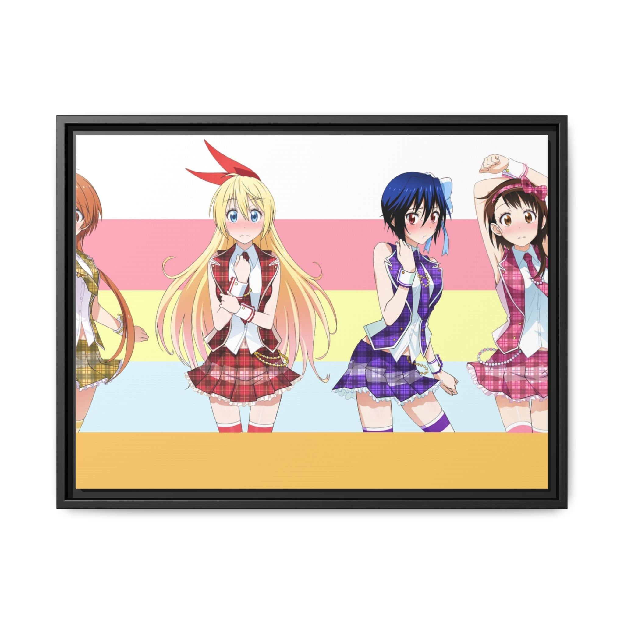 Nisekoi Chitoge Kirisaki, Kosaki Onodera, Seishirou Tsugumi, Marika Ta