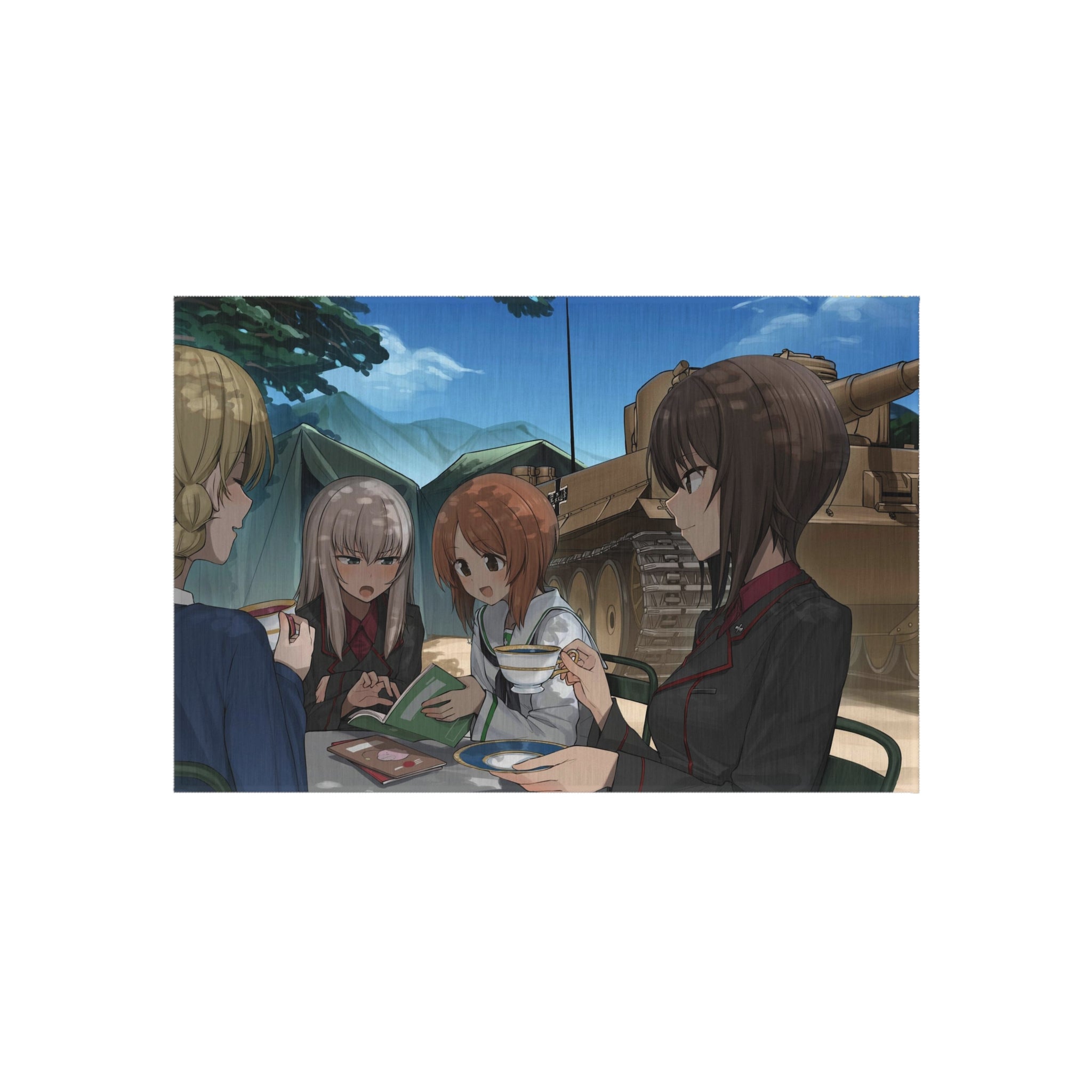 Girls und Panzer Rug