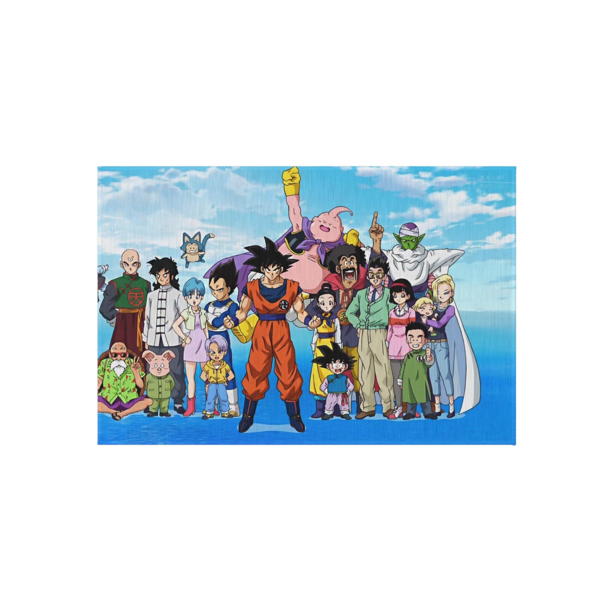 Dragon Ball Bulma, Yamcha, Piccolo Rug