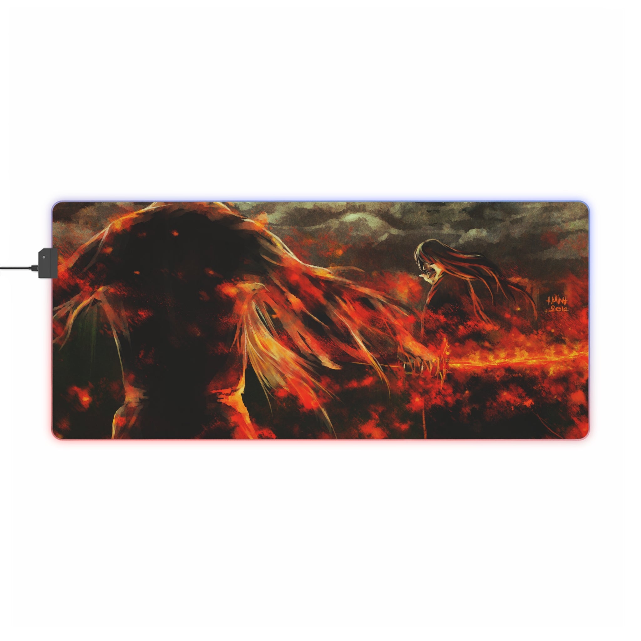 Anime Bleach RGB LED Mouse Pad (Desk Mat)