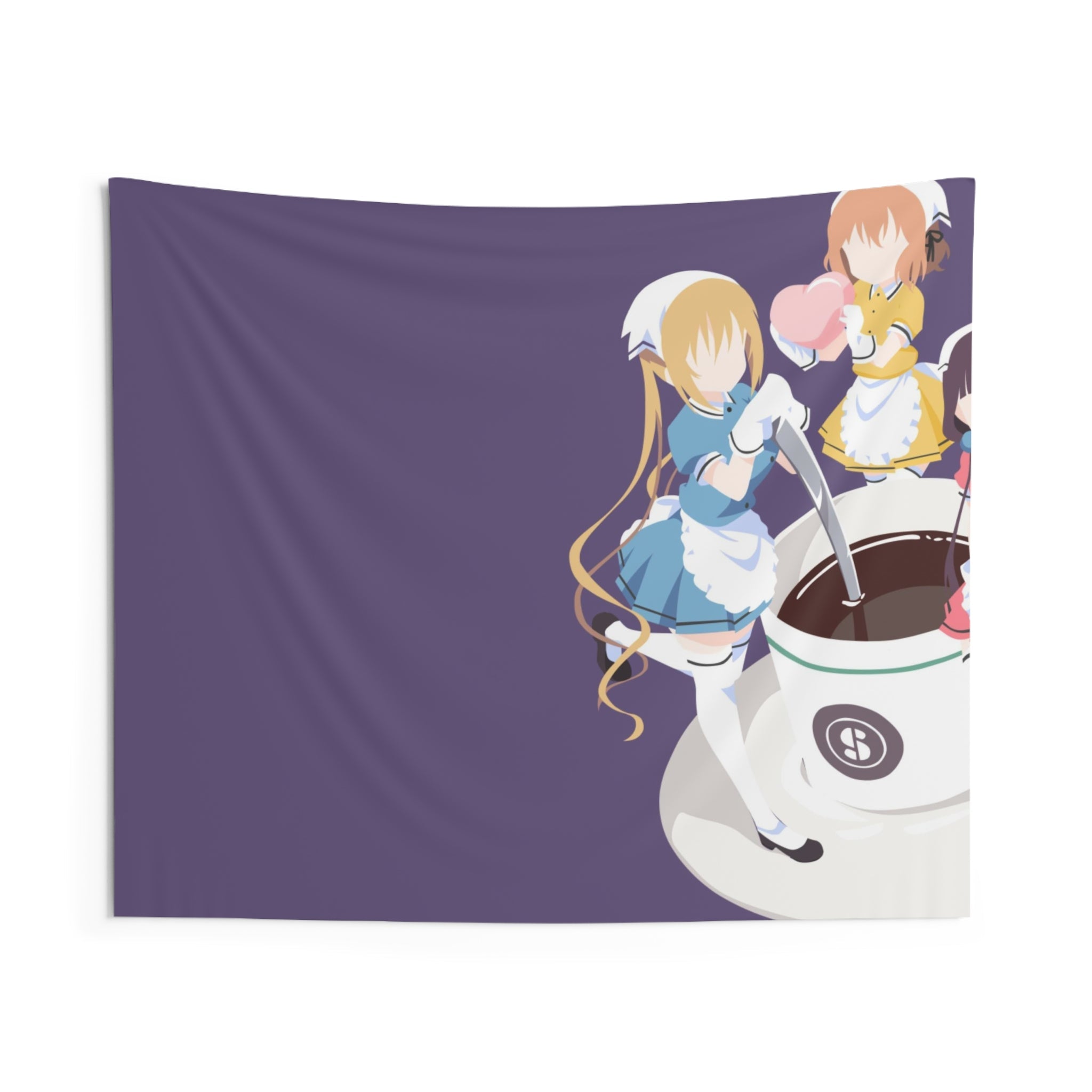 Blend S Maika Sakuranomiya, Kaho Hinata, Mafuyu Hoshikawa Indoor Wall