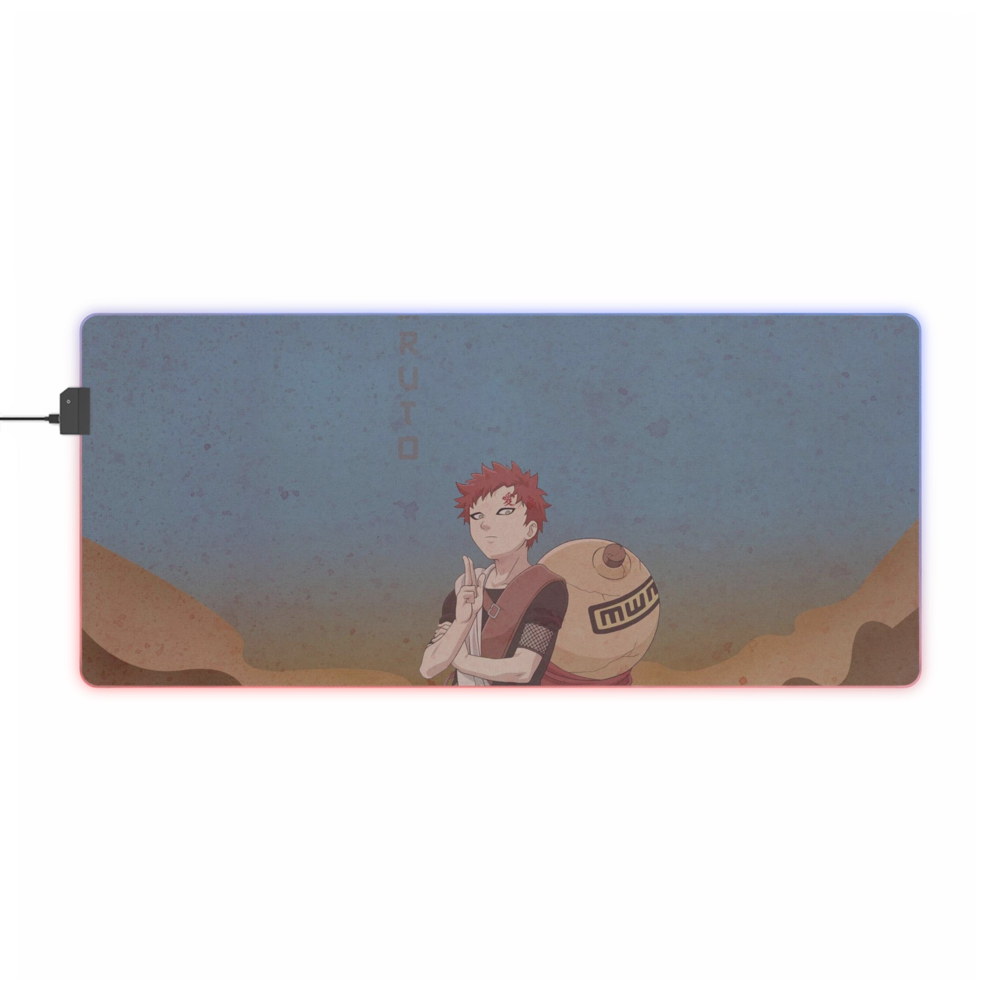 Anime Naruto RGB LED Mouse Pad (Desk Mat)