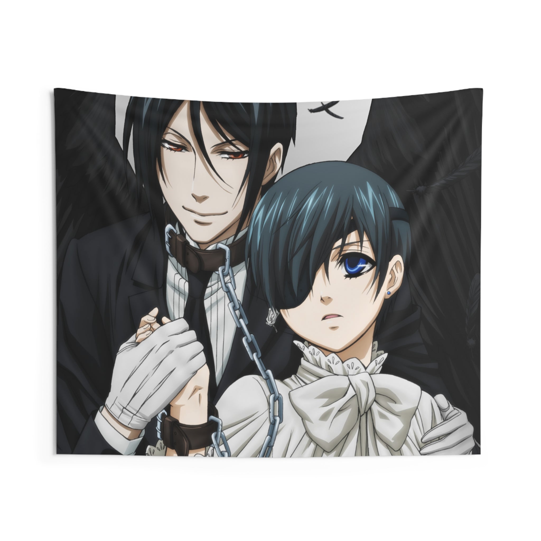 Black Butler Indoor Wall Tapestry