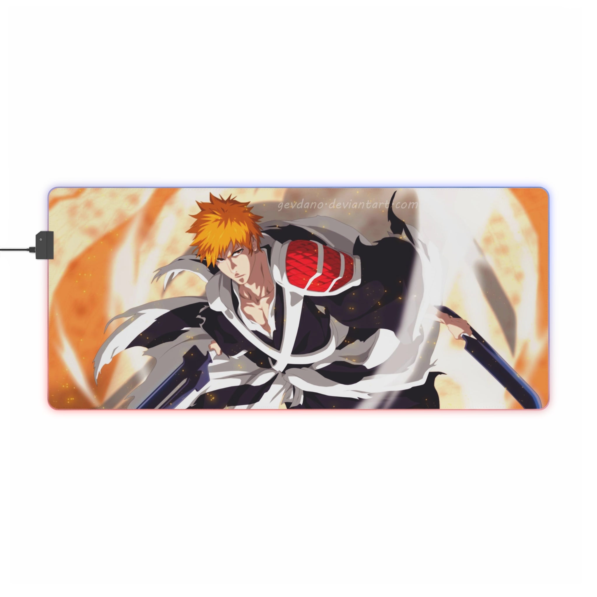 Anime Bleach RGB LED Mouse Pad (Desk Mat)