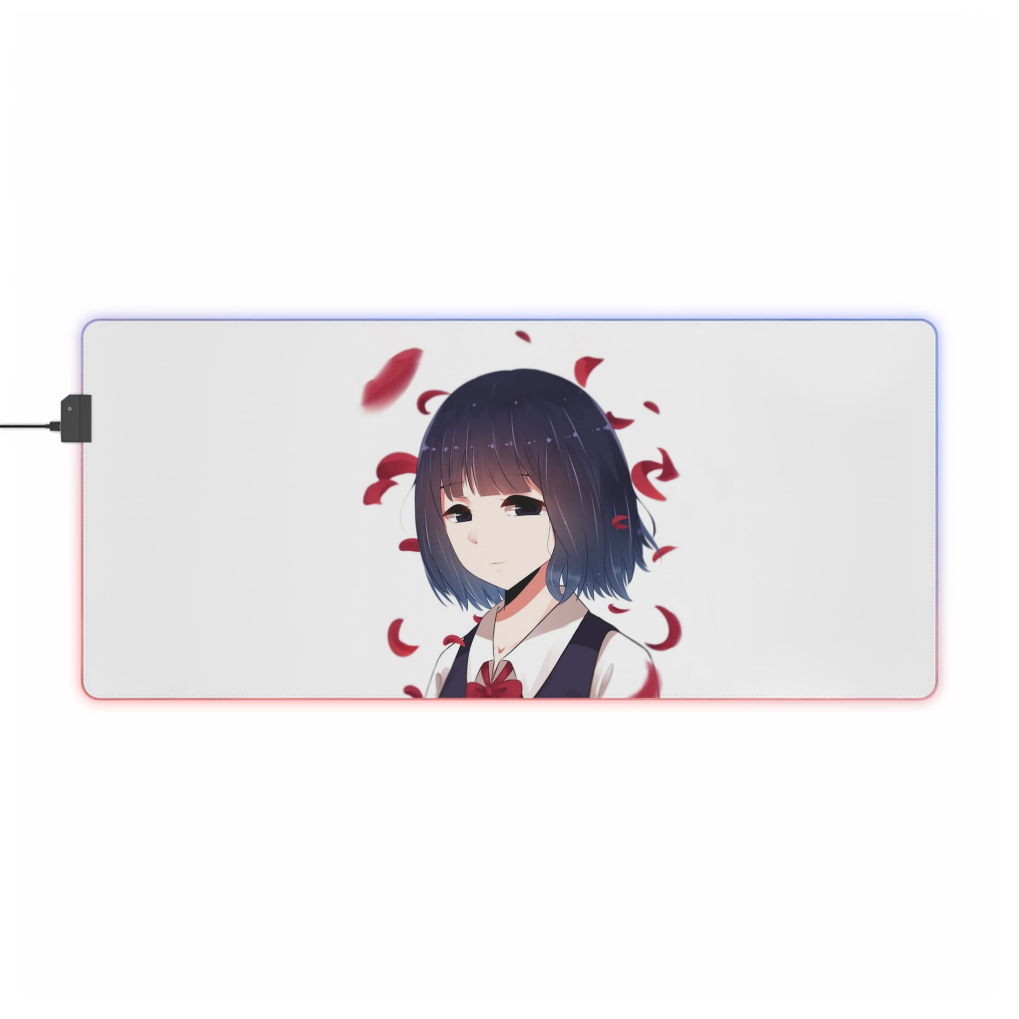 Kuzu No Honkai Hanabi Yasuraoka RGB LED Mouse Pad (Desk Mat)