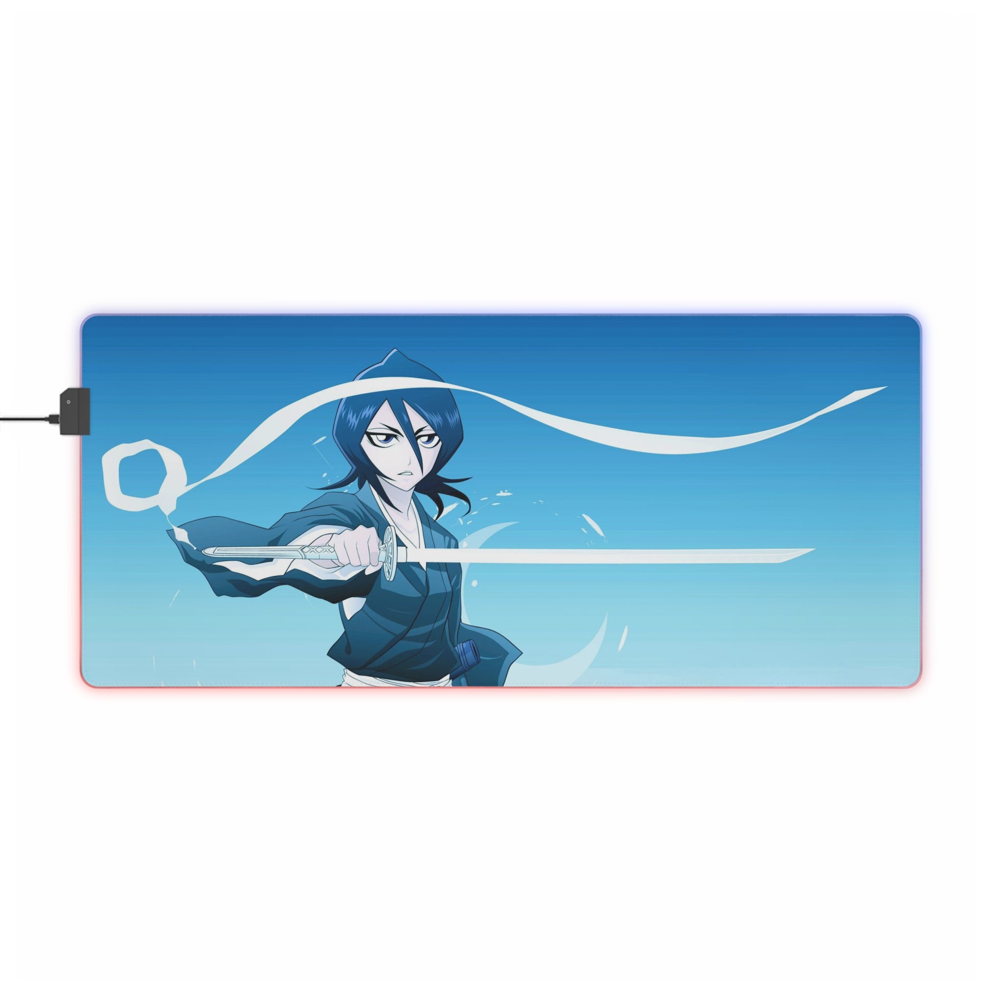Bleach Rukia Kuchiki RGB LED Mouse Pad (Desk Mat)