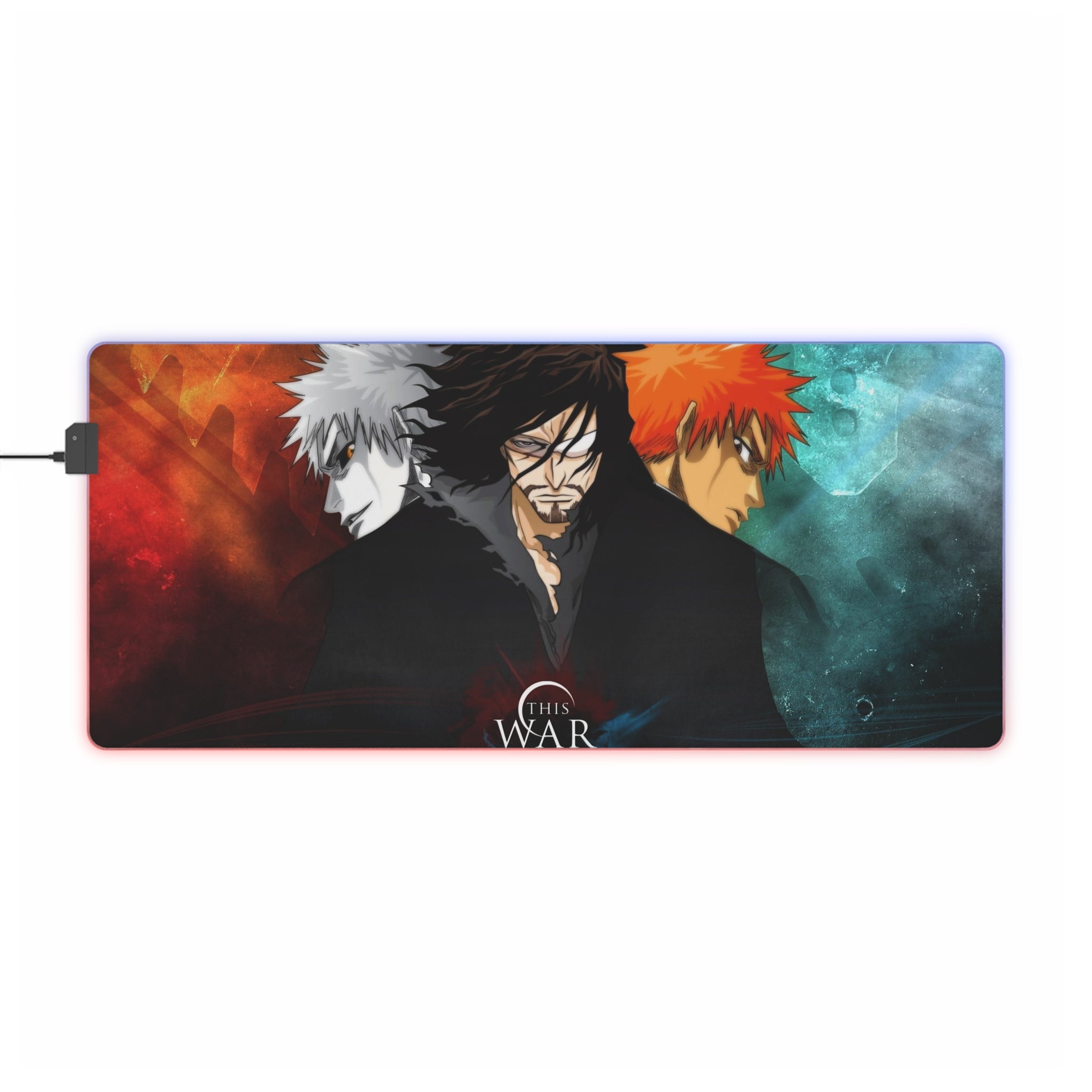 Ichigo Kurosaki, Zangetsu (Bleach) RGB LED Mouse Pad (Desk Mat)