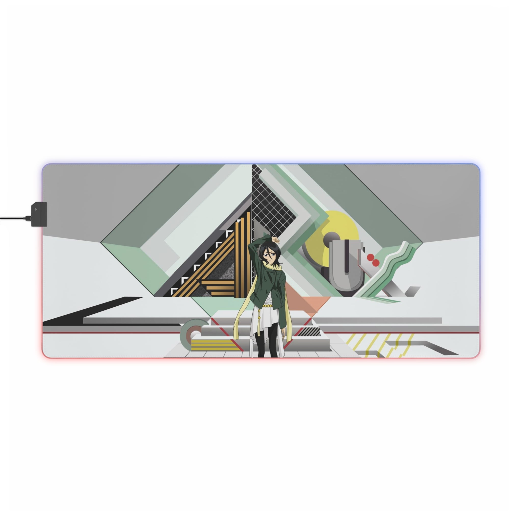 Bleach Rukia Kuchiki RGB LED Mouse Pad (Desk Mat)