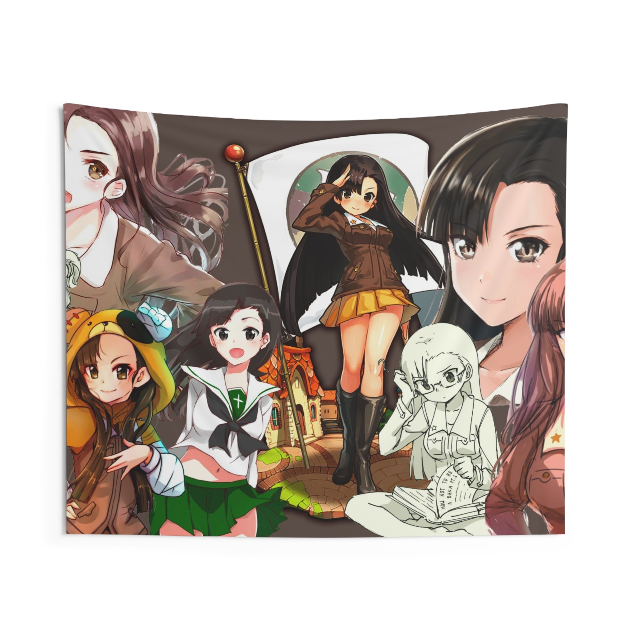 Girls und Panzer Indoor Wall Tapestry