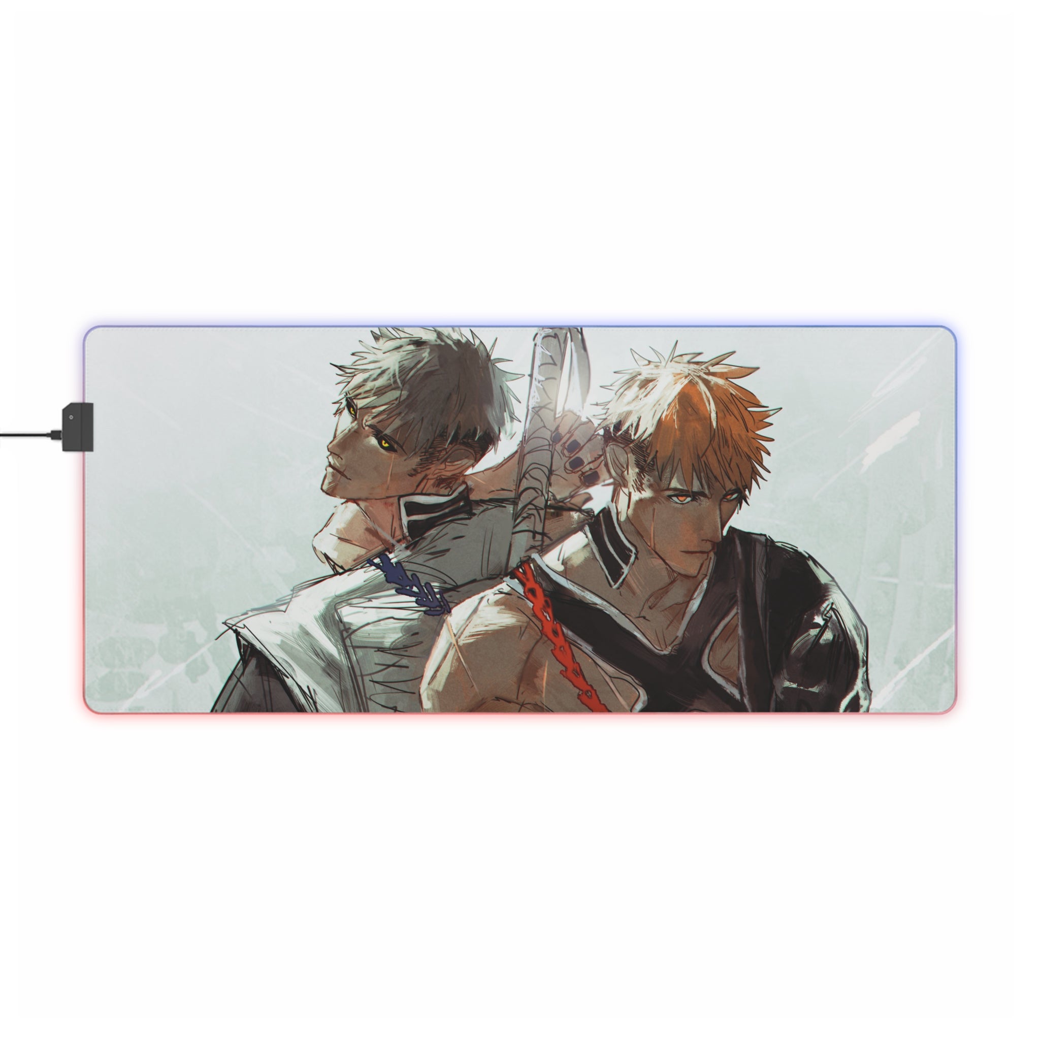 Bleach Ichigo Kurosaki RGB LED Mouse Pad (Desk Mat)