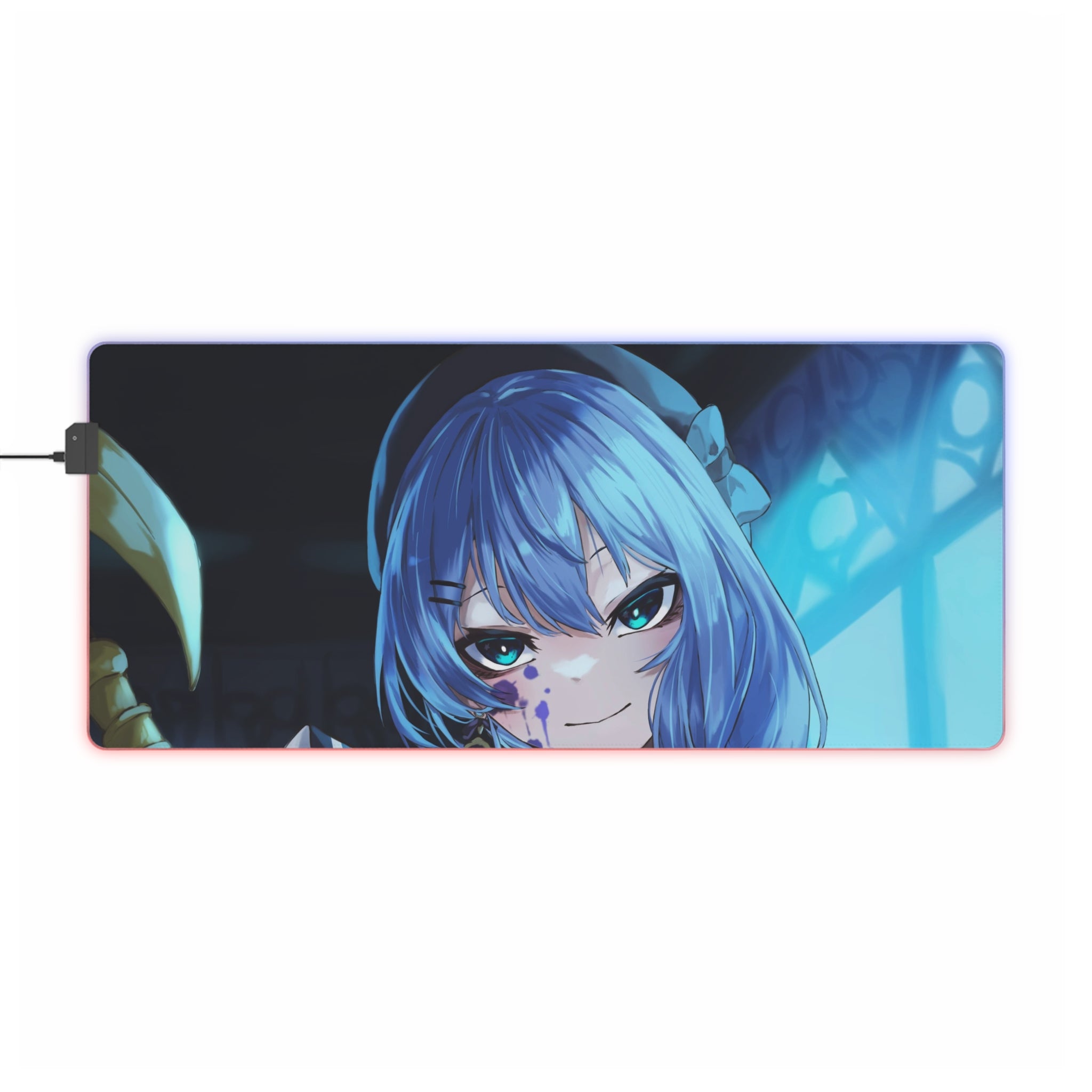 Hoshimachi Suisei RGB LED Mouse Pad (Desk Mat)