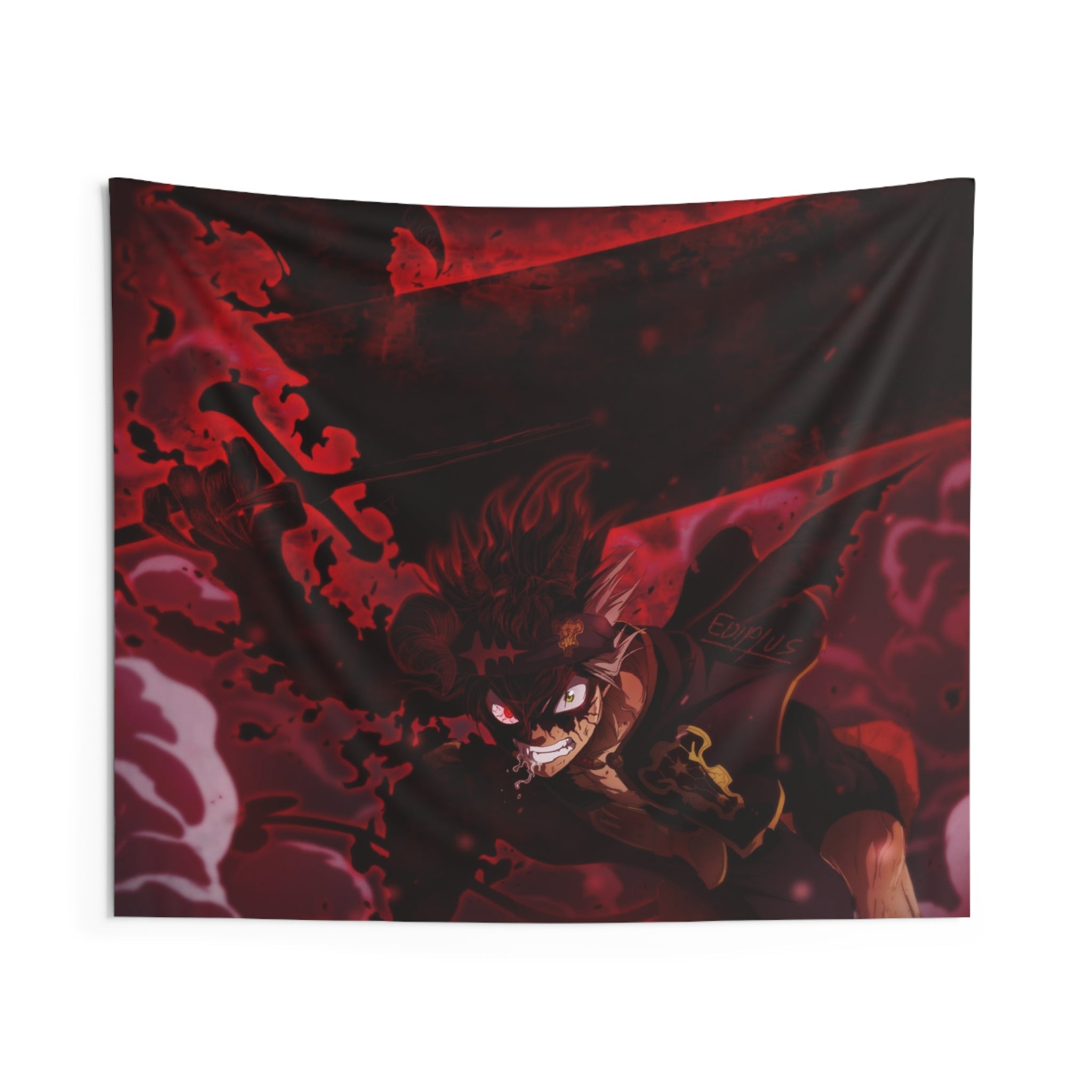 Black Clover Asta Indoor Wall Tapestry