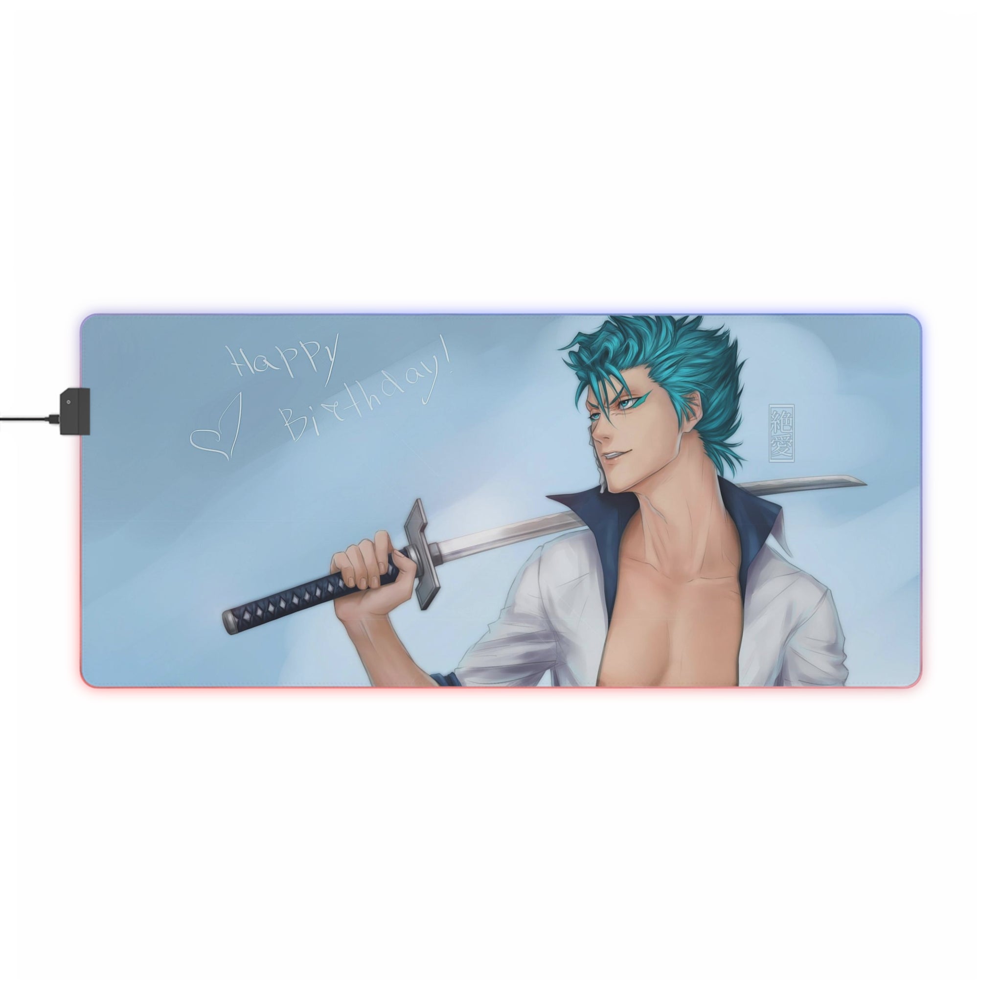 Anime Bleach RGB LED Mouse Pad (Desk Mat)