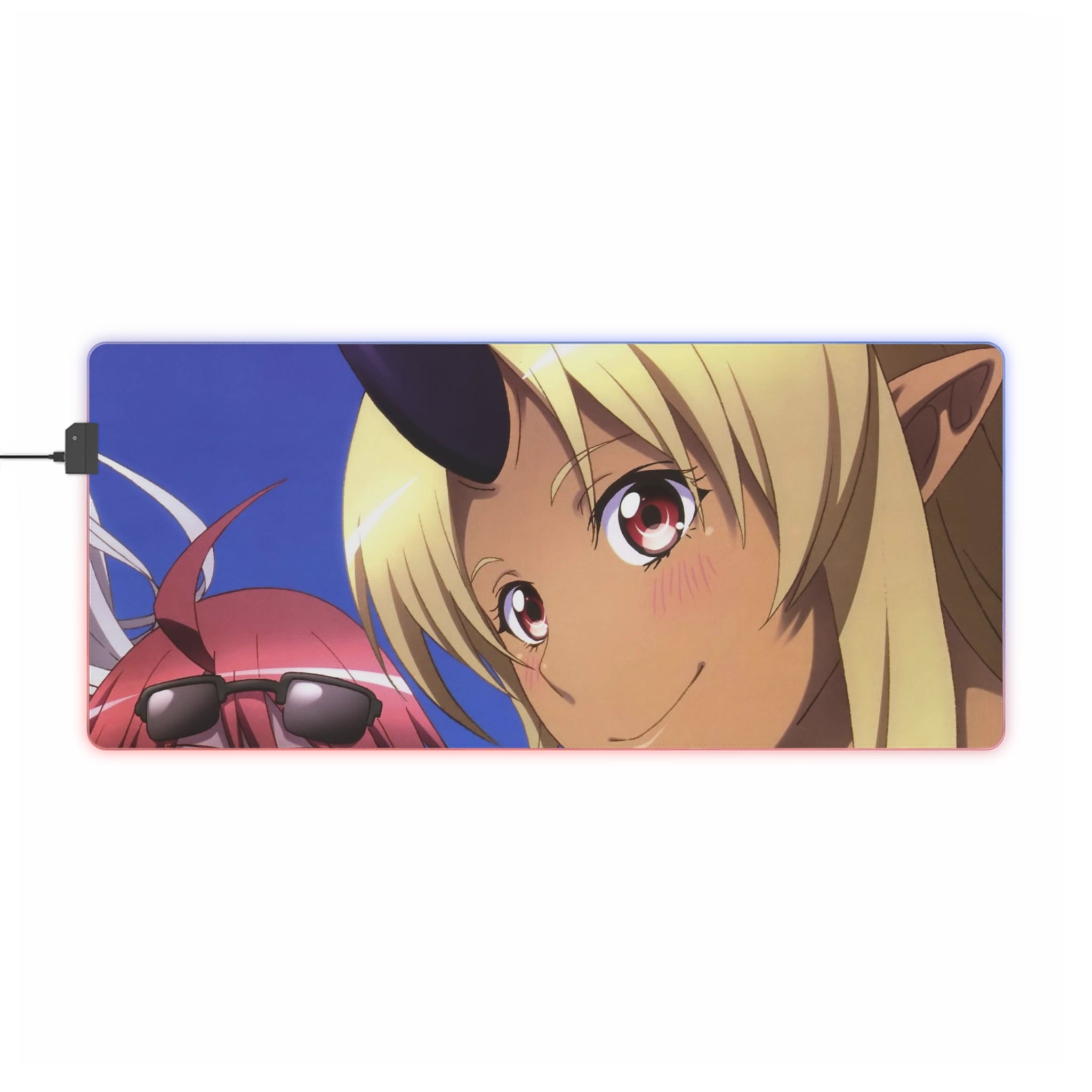 Monster Musume RGB LED Mouse Pad (Desk Mat)