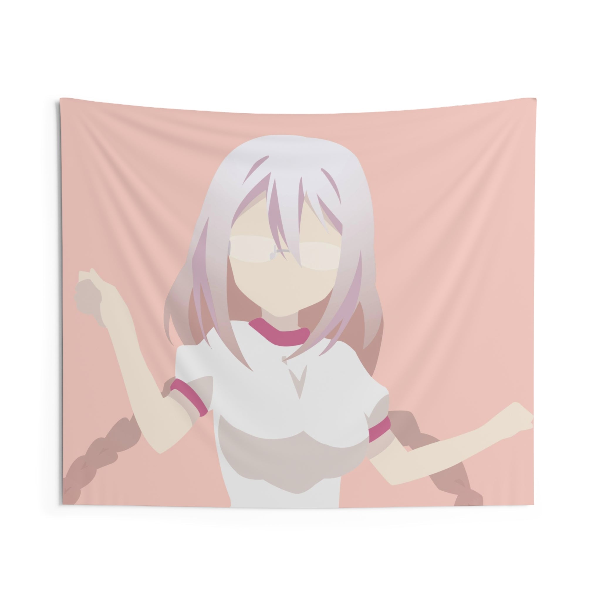botan anne happy minimalist Indoor Wall Tapestry
