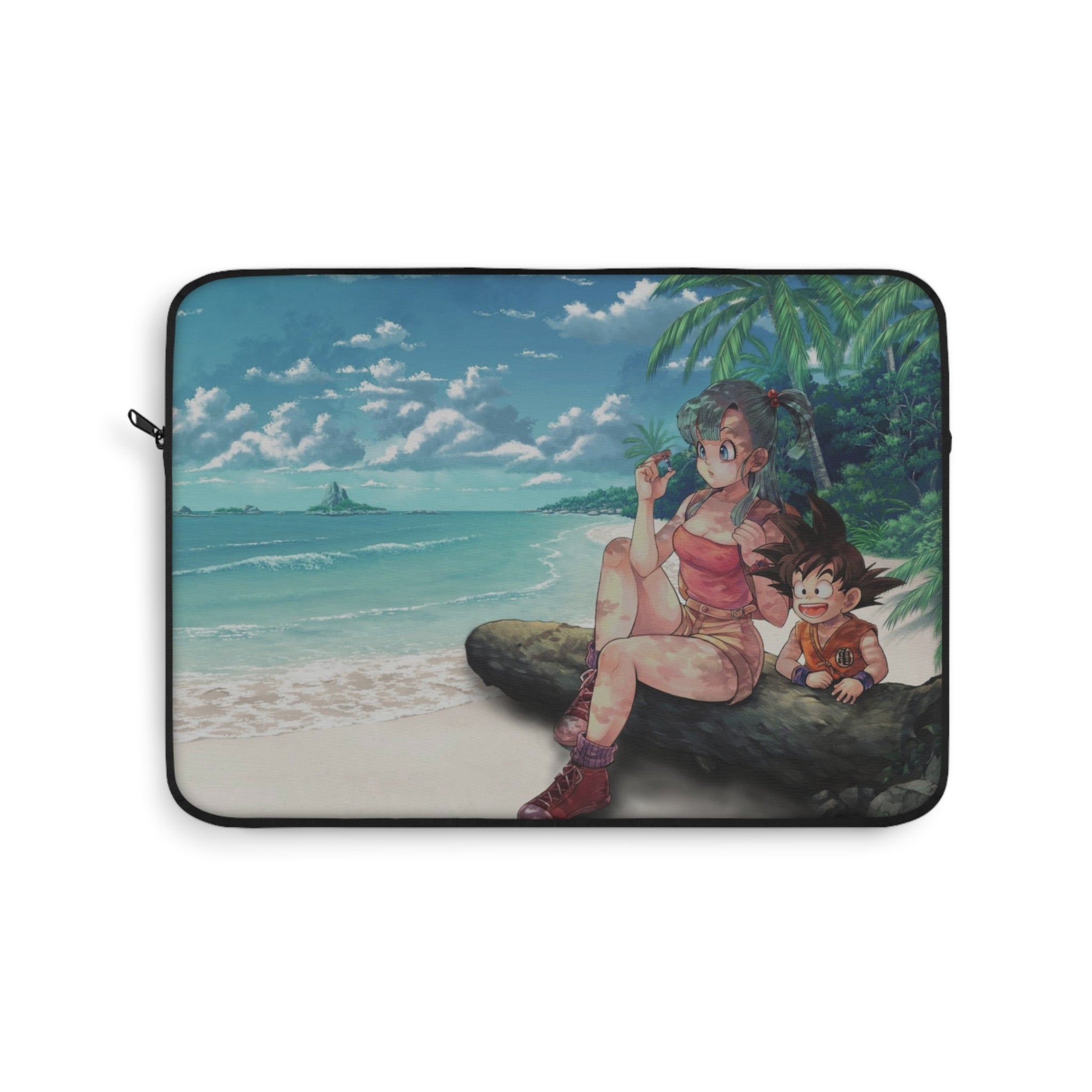 Bulma and Goku Dragon Ball Laptop Sleeve
