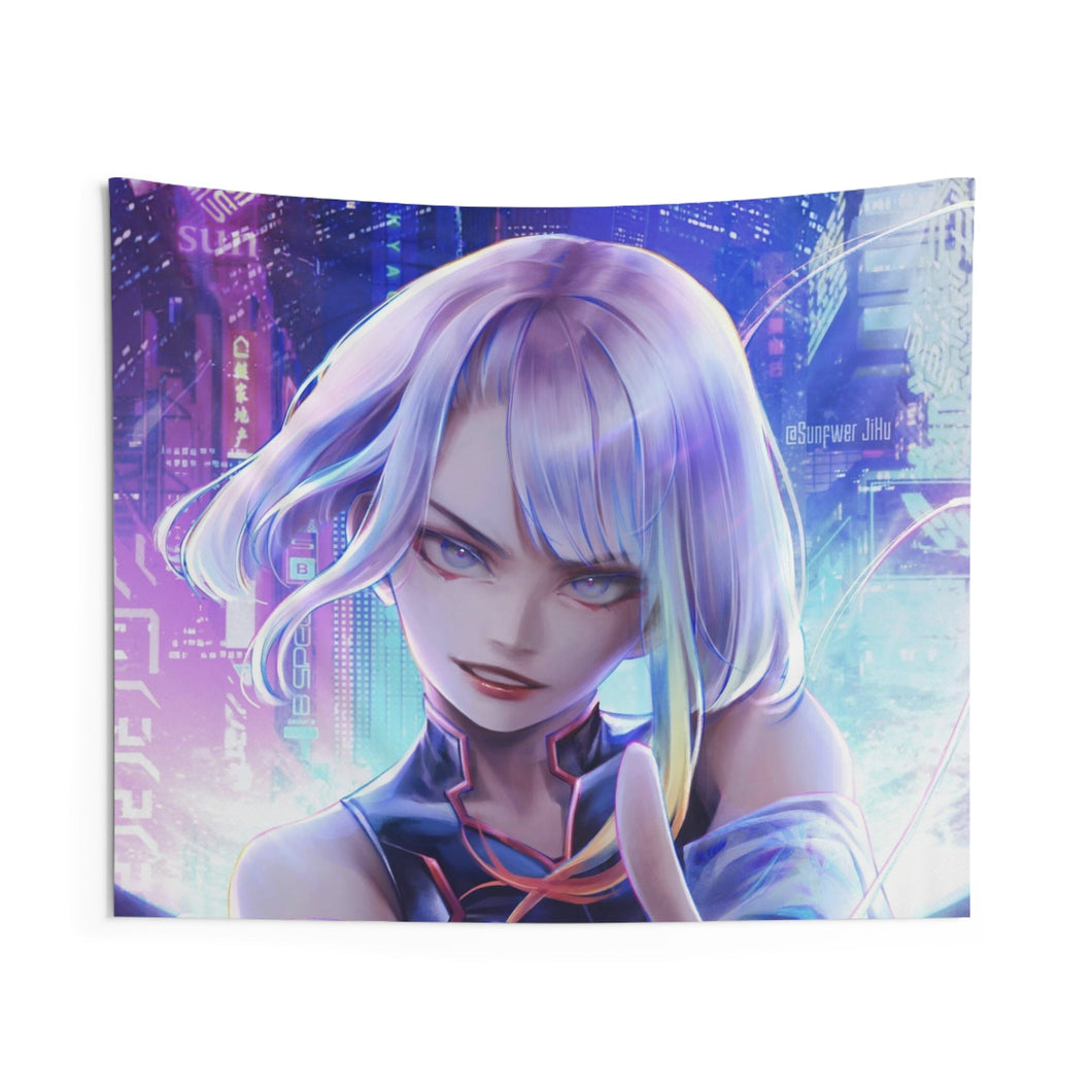 Lucy - Cyberpunk: Edgerunners Indoor Wall Tapestry
