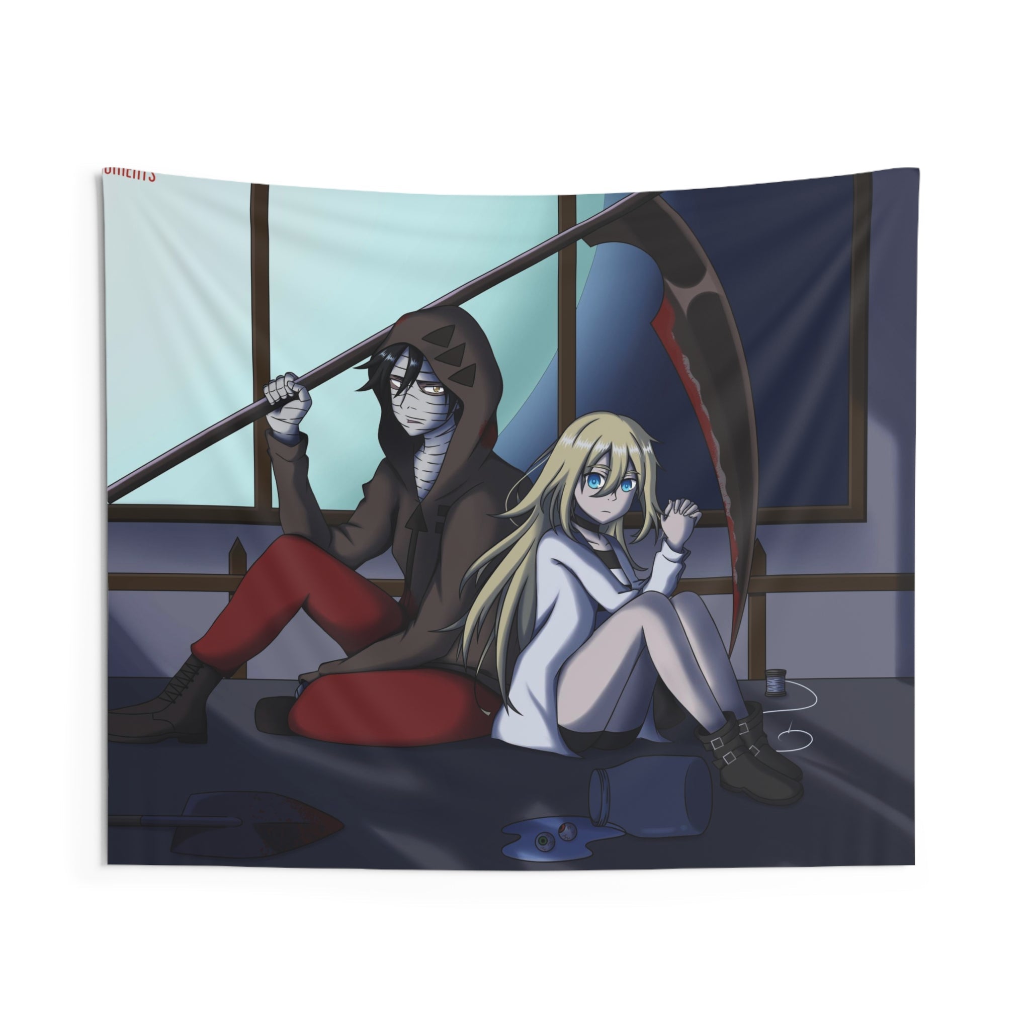 Zack and rachel Indoor Wall Tapestry