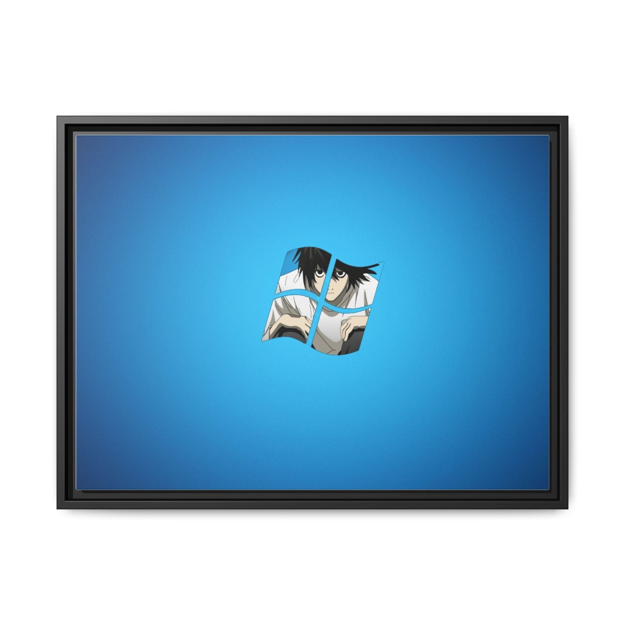 Death Note Light Yagami Canvas Framed Art Print