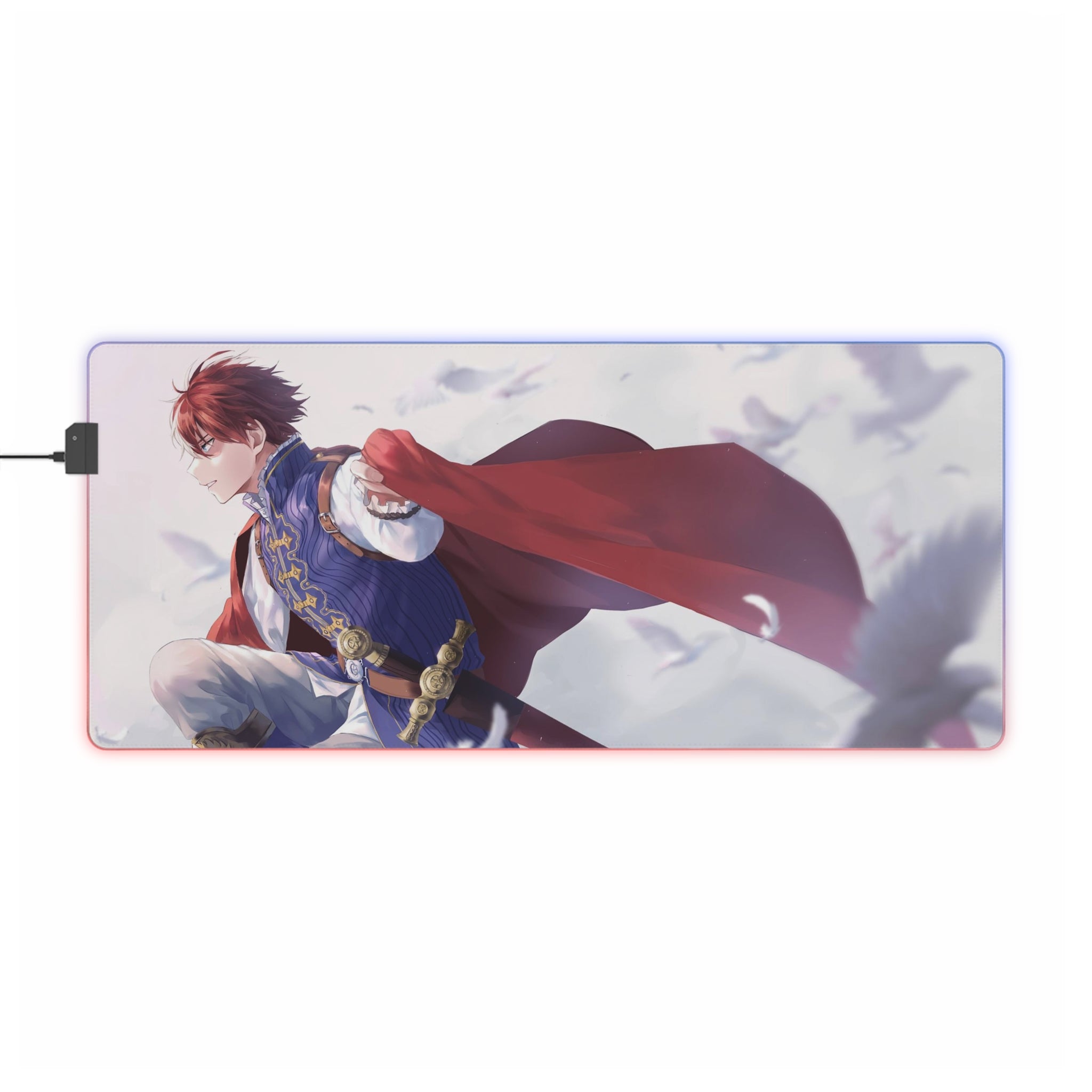 Shoto Todoroki RGB LED Mouse Pad (Desk Mat)