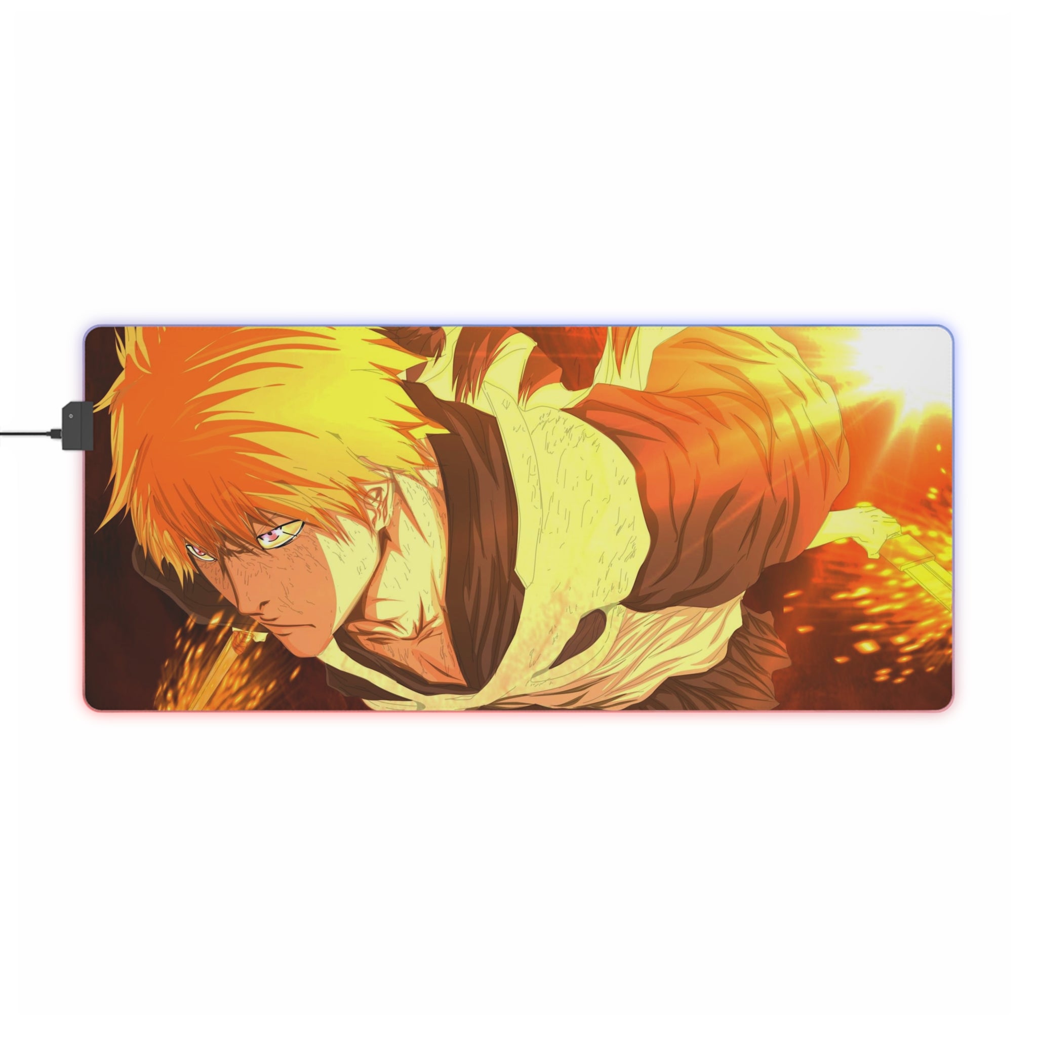 Anime Bleach RGB LED Mouse Pad (Desk Mat)