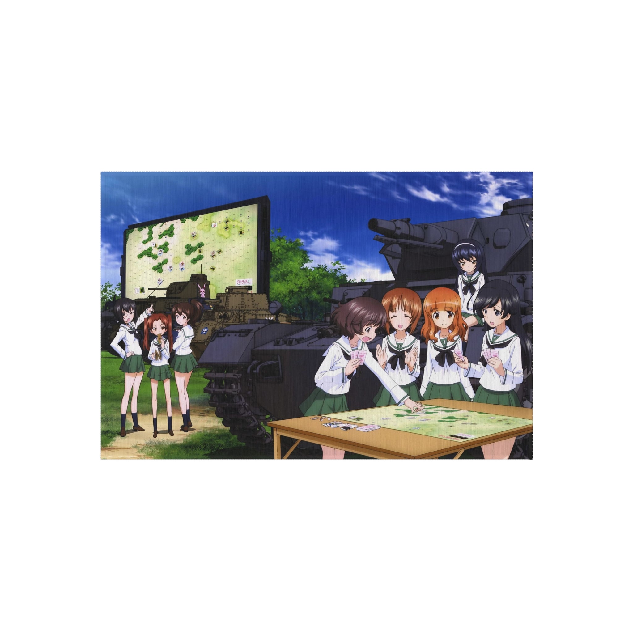 Girls und Panzer Rug