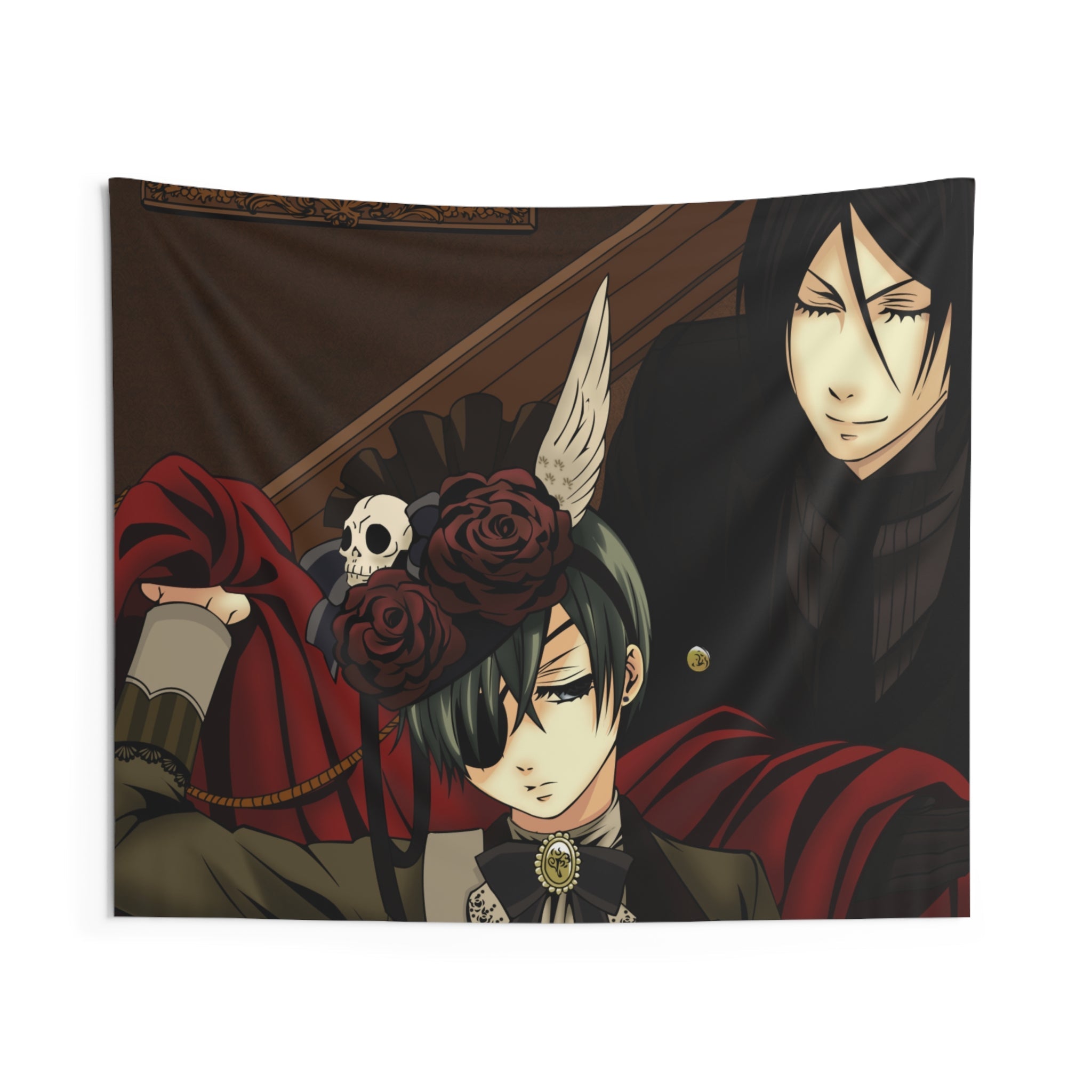Black Butler Indoor Wall Tapestry