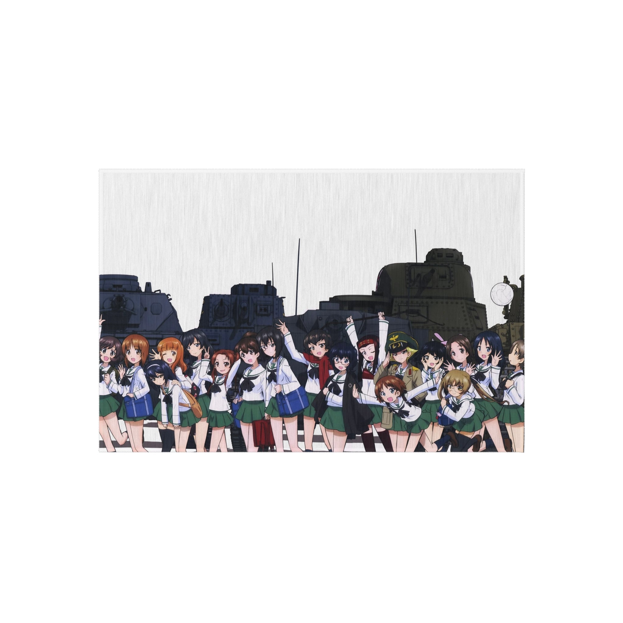Girls und Panzer Rug
