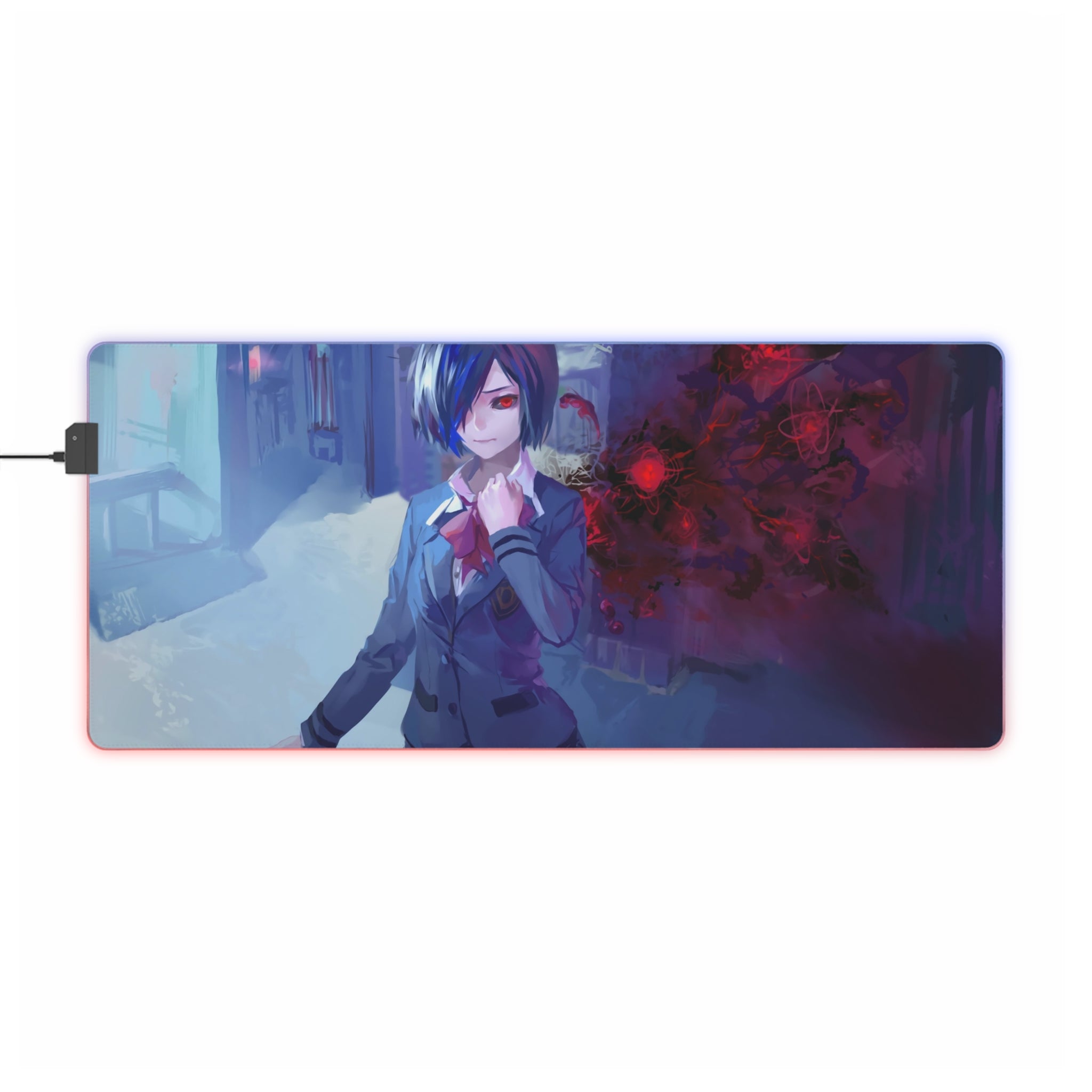 Tokyo Ghoul Touka Kirishima RGB LED Mouse Pad (Desk Mat) – Anime Desk Mat