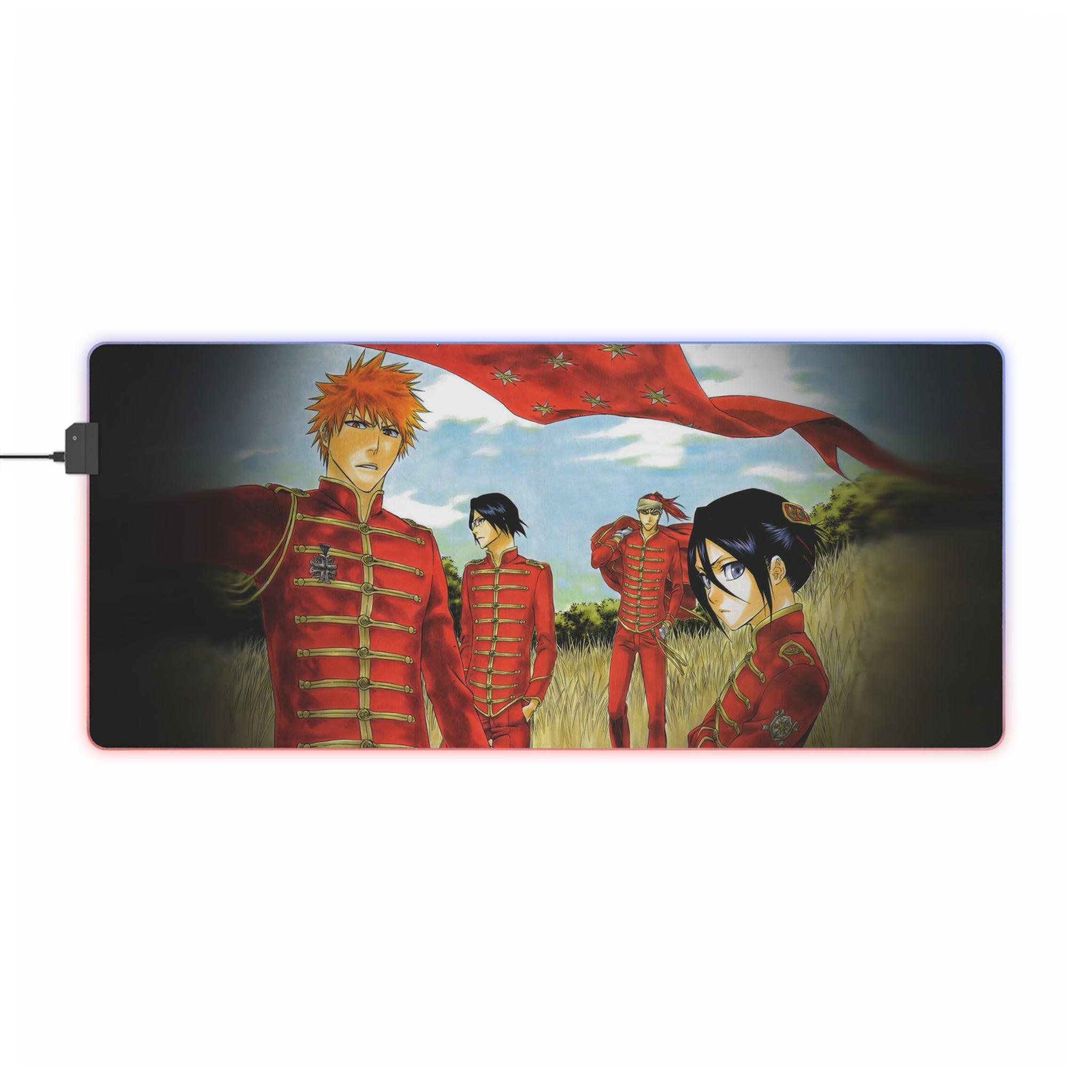 Anime Bleach RGB LED Mouse Pad (Desk Mat)
