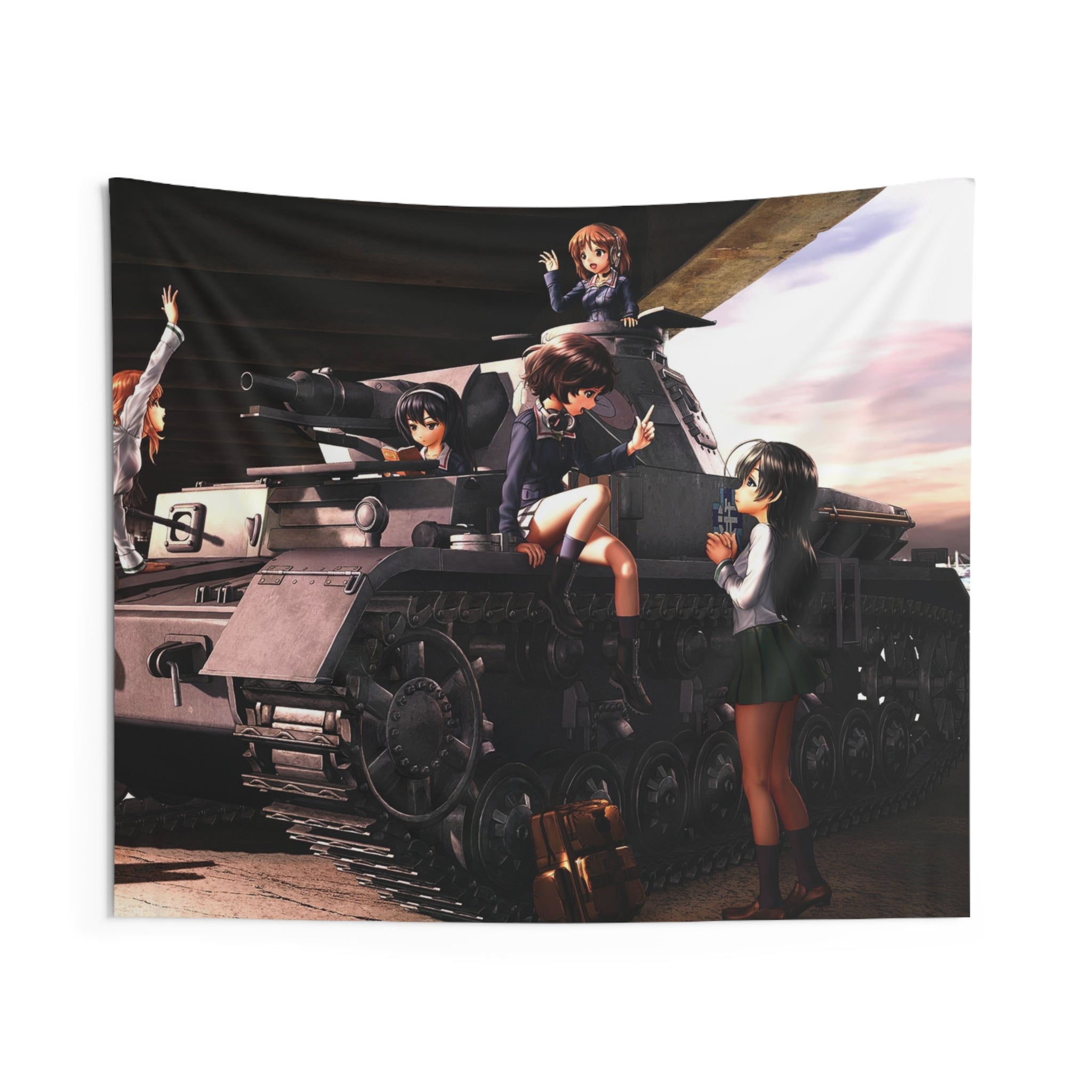 Girls und Panzer Indoor Wall Tapestry