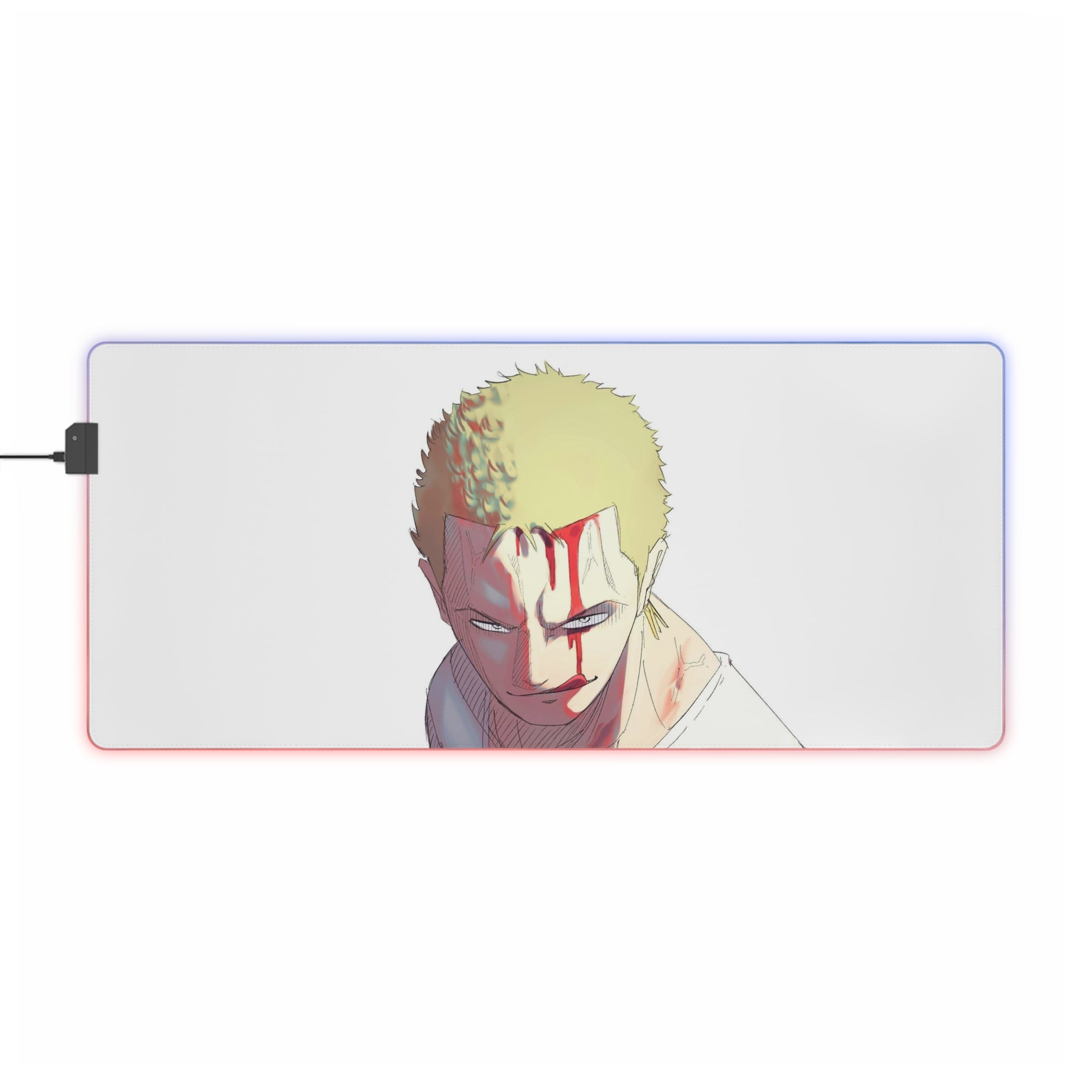 One Piece Roronoa Zoro RGB LED Mouse Pad (Desk Mat) – Anime Desk Mat