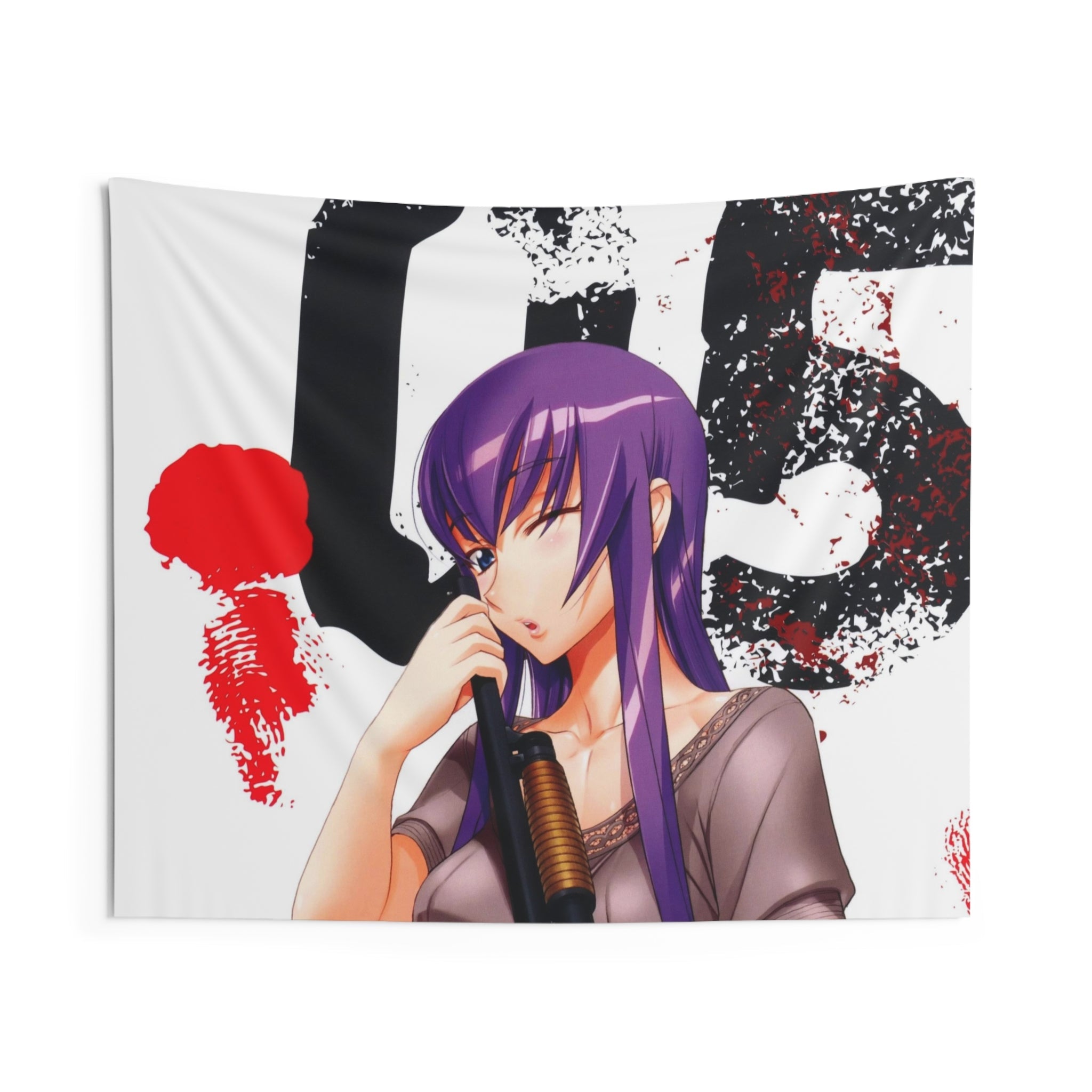 Highschool Of The Dead Indoor Wall Tapestry