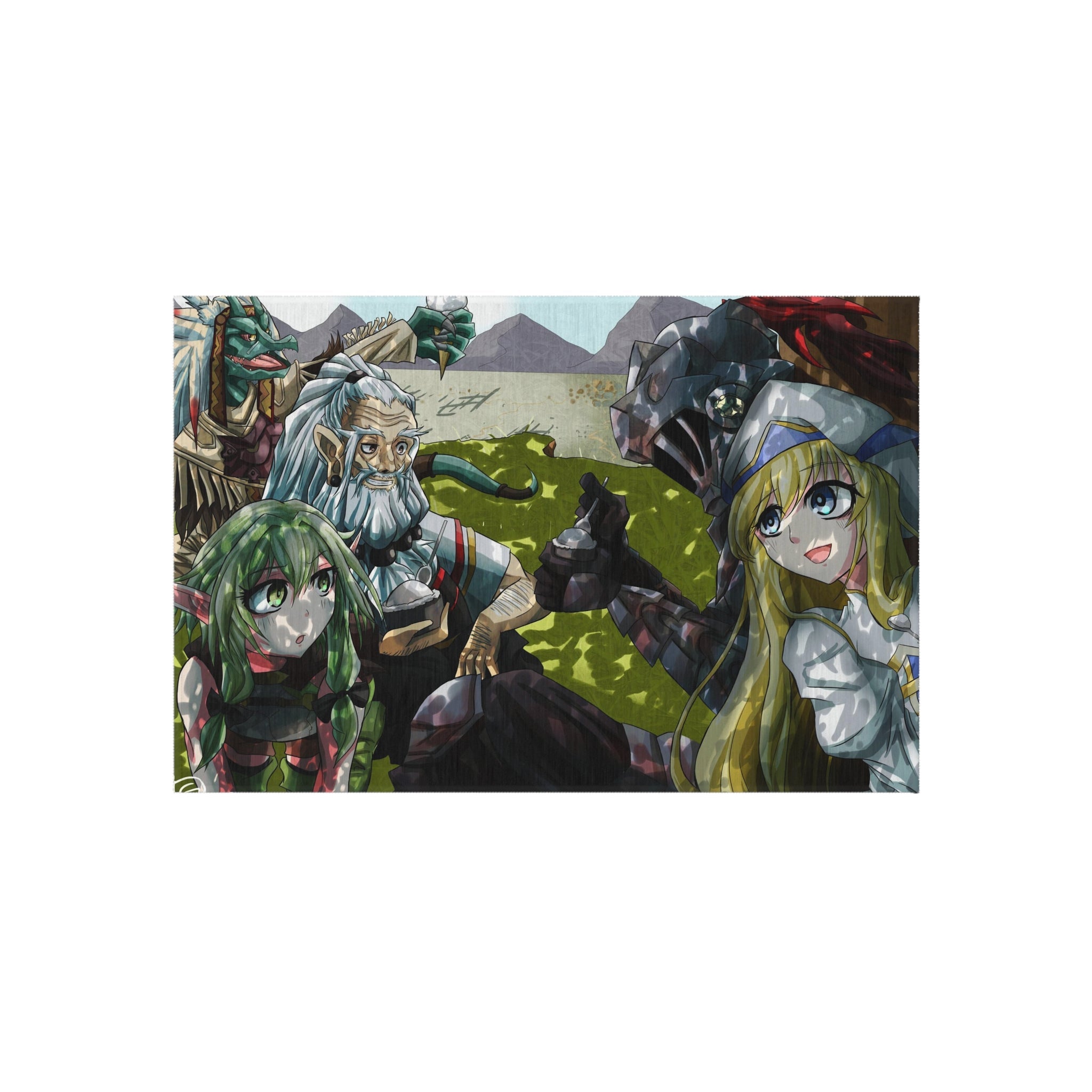 Goblin Slayer Dwarf Shaman, Goblin Slayer, High Elf Archer, Lizard Pri