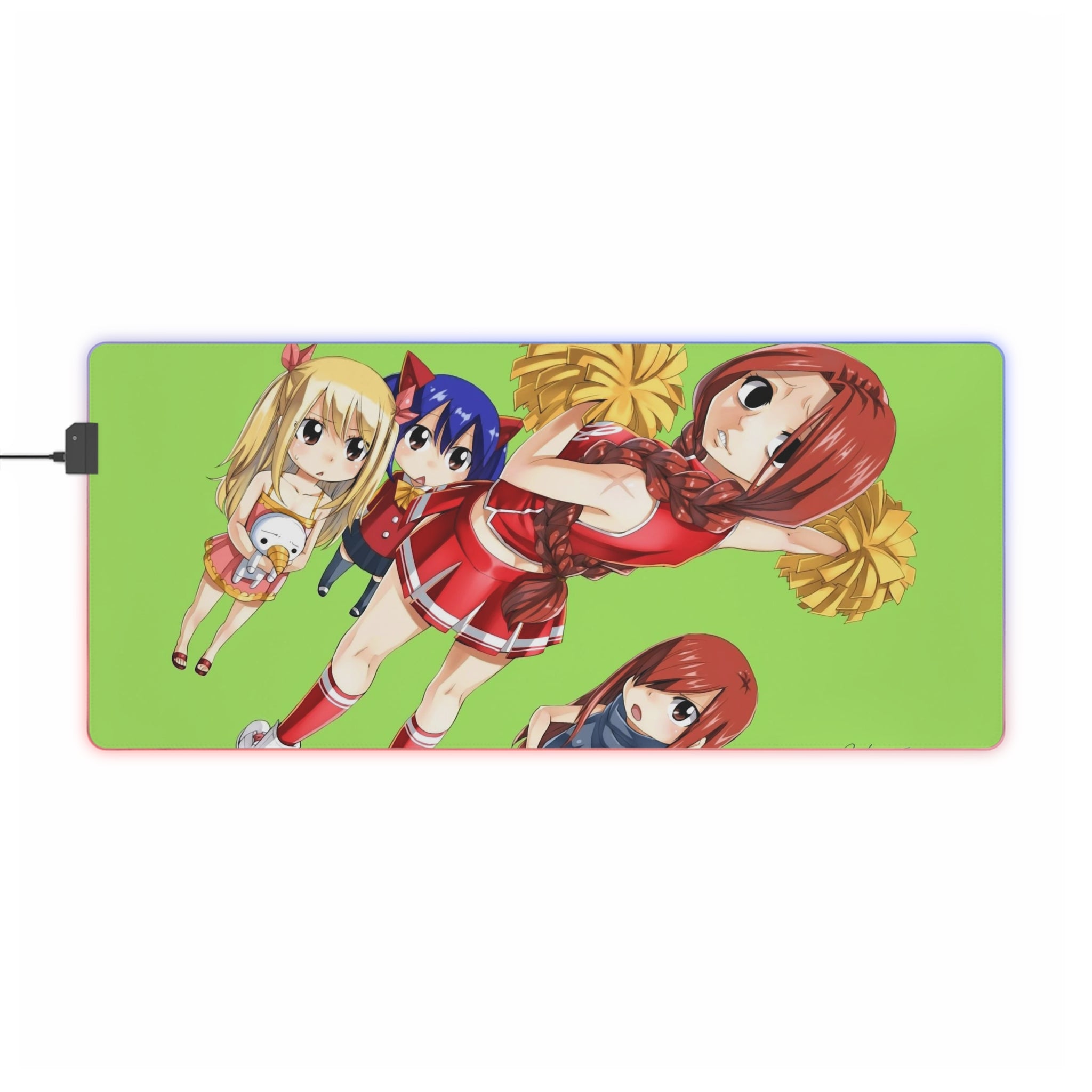 Fairy Tail Erza Scarlet, Lucy Heartfilia, Wendy Marvell RGB LED Mouse ...