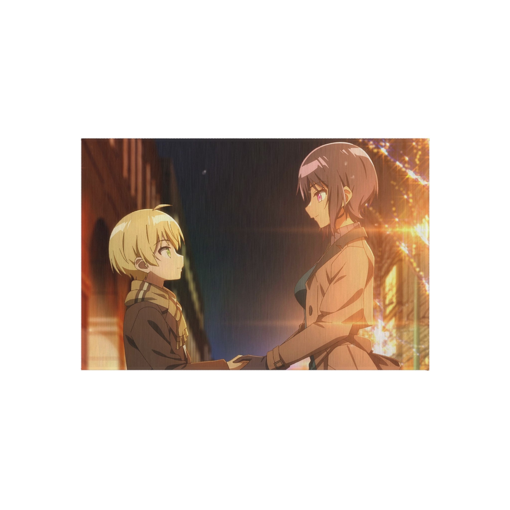 Lilith and Yuuri Together In Christmas Eve Rug