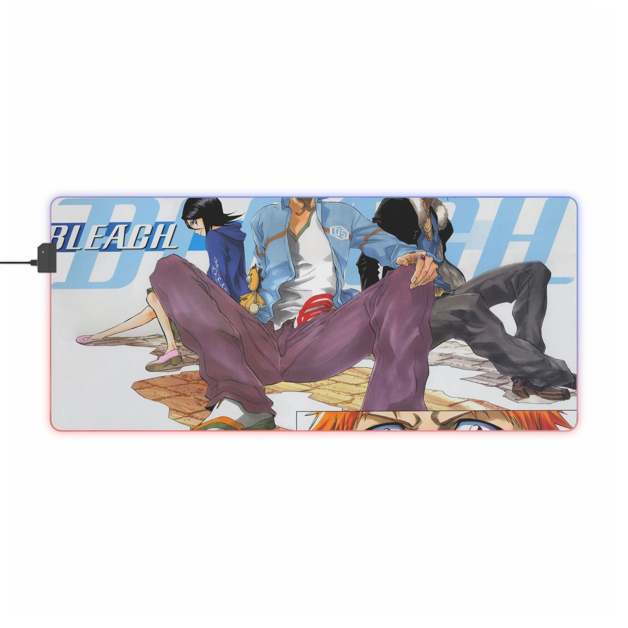 Anime Bleach RGB LED Mouse Pad (Desk Mat)