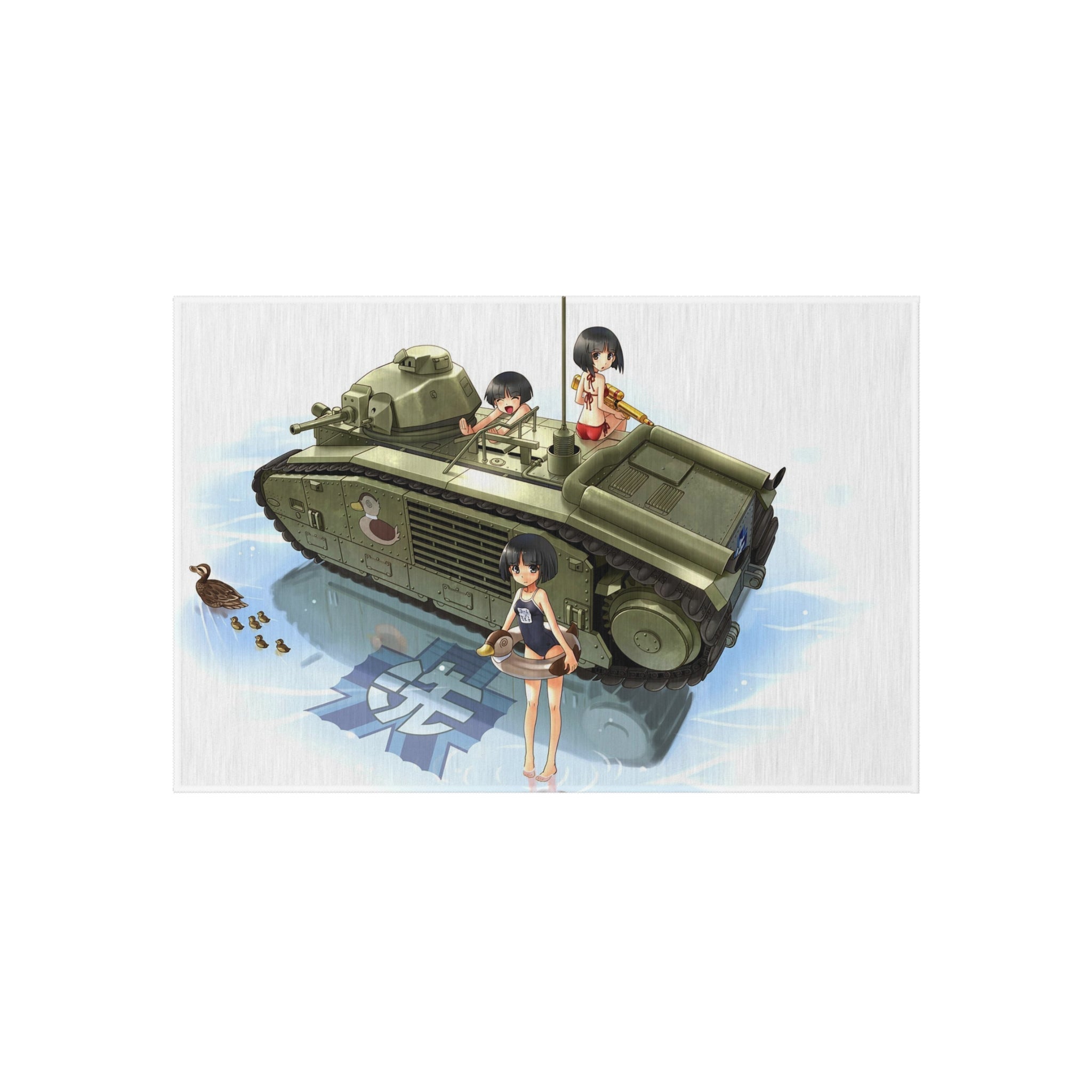 Girls und Panzer Rug