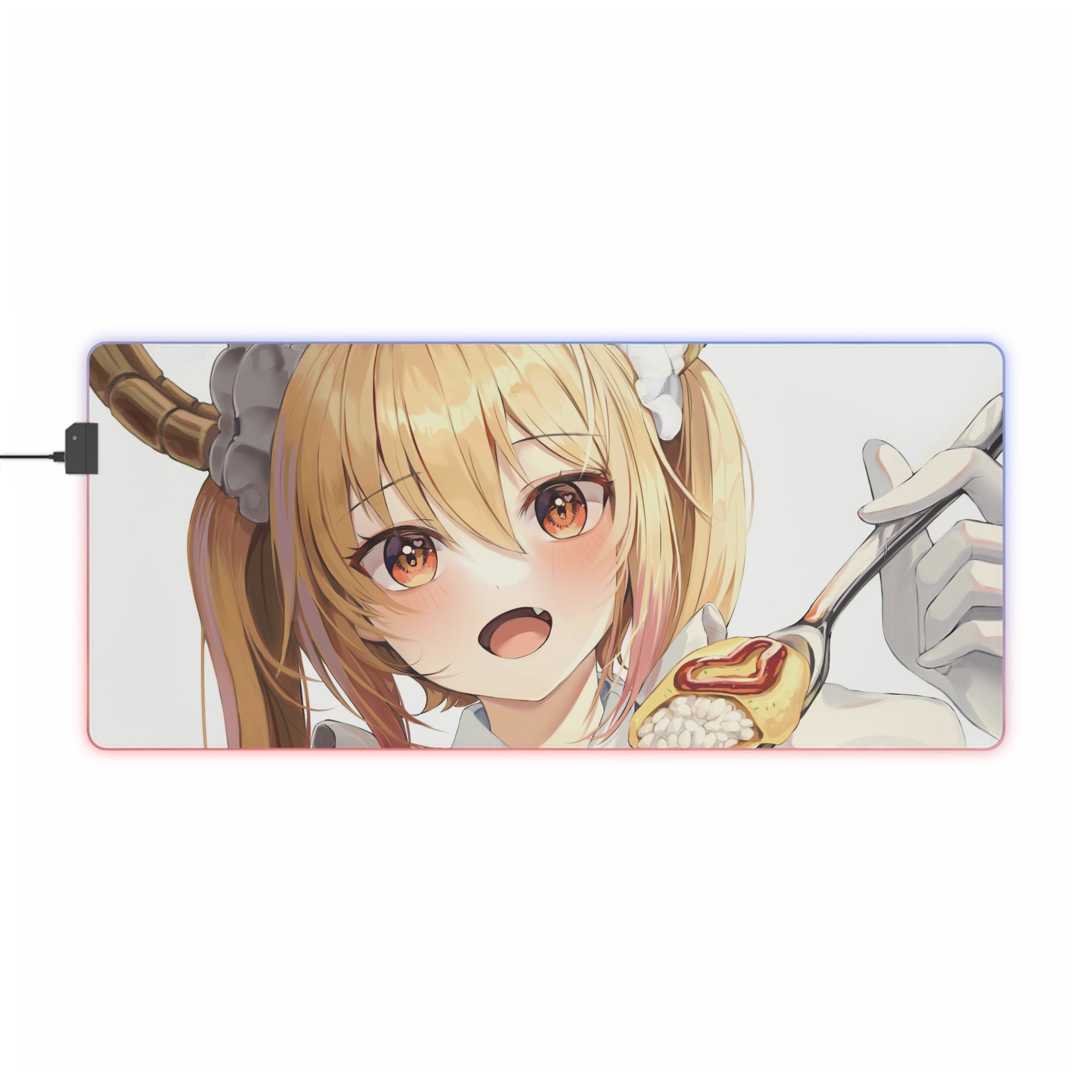 Miss Kobayashi's Dragon Maid RGB LED Mouse Pad (Desk Mat)