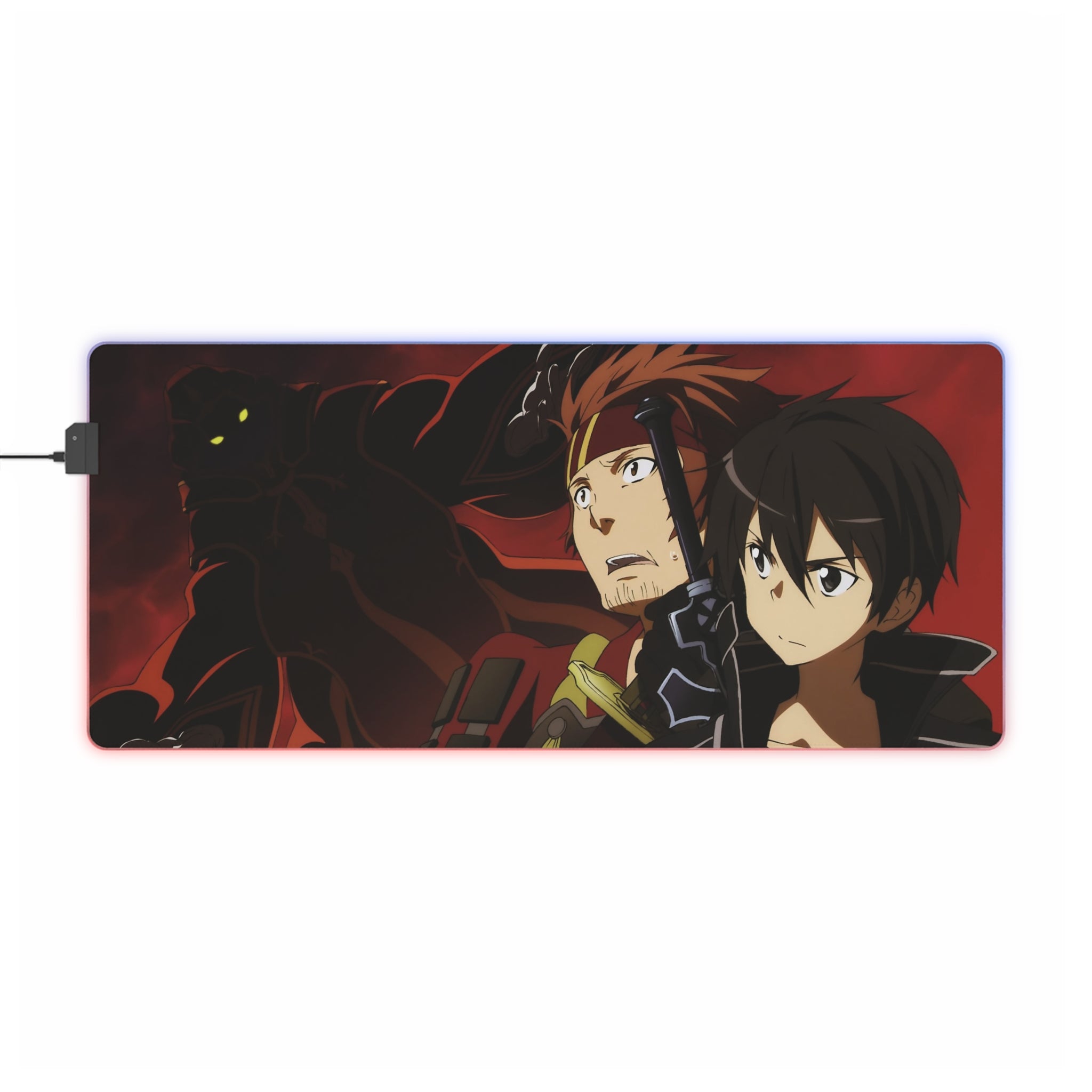 Kirito and Klein RGB LED Mouse Pad (Desk Mat)