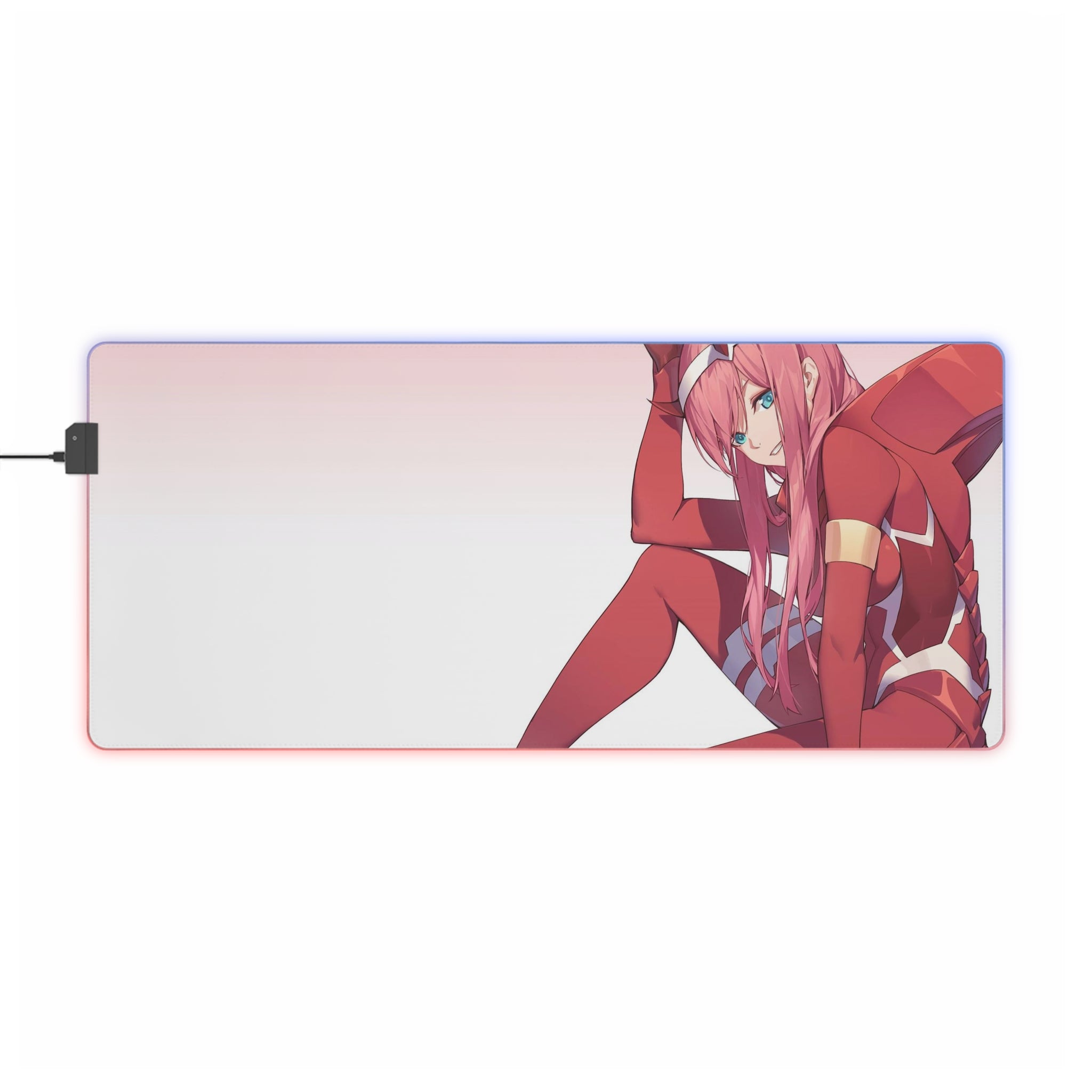 Zero Two RGB LED Mouse Pad (Desk Mat) – Anime Desk Mat