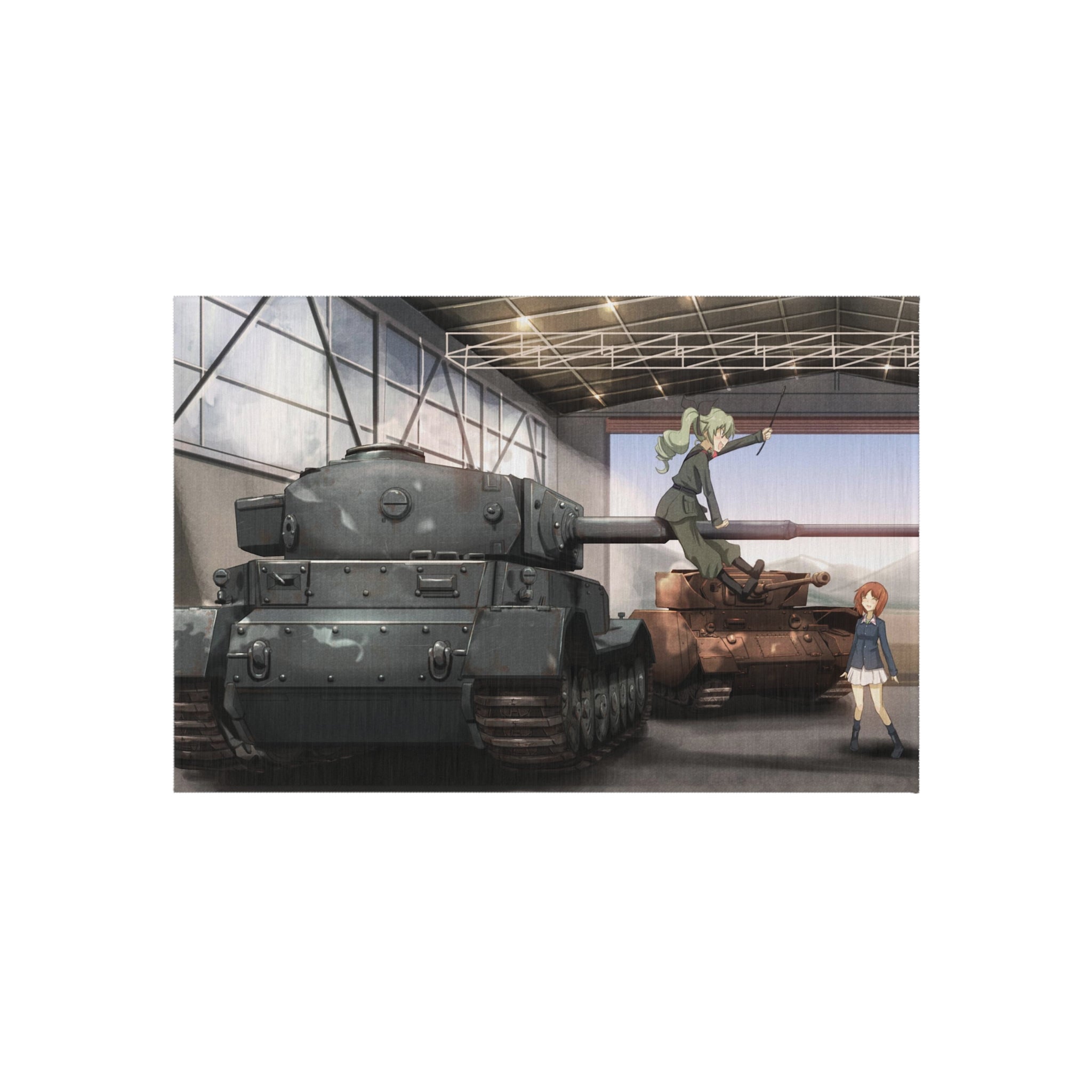 Girls und Panzer Rug