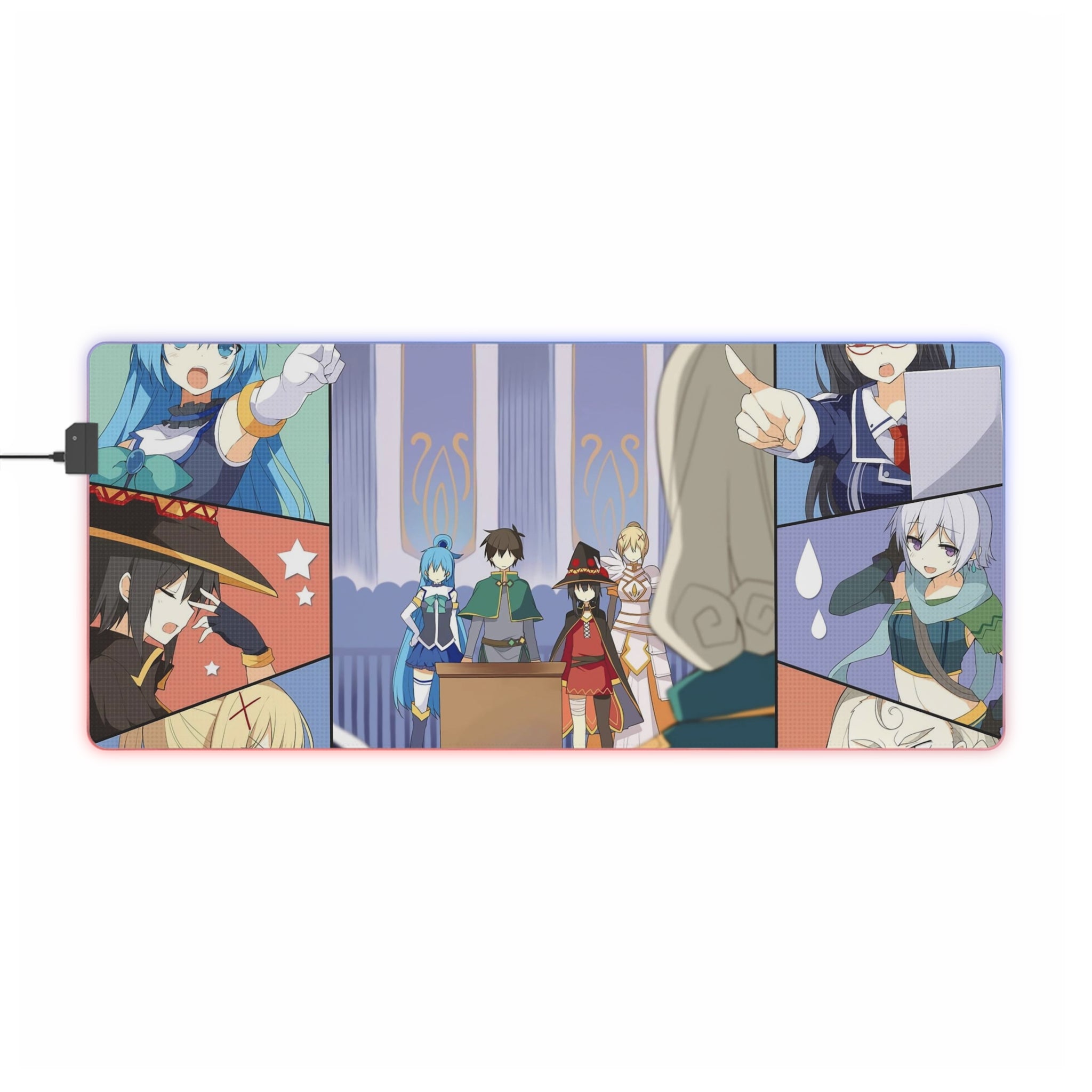 KonoSuba - God’s blessing on this wonderful world!! RGB LED Mouse Pad